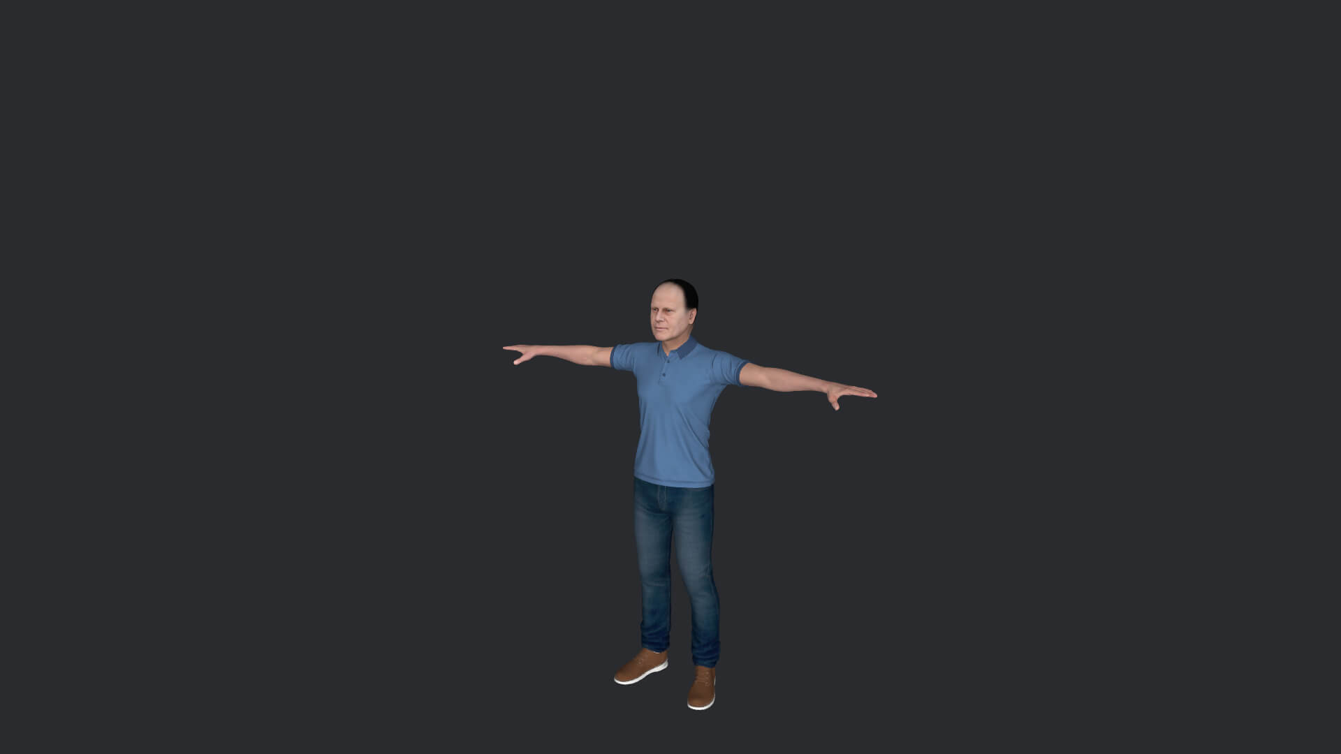 Gerald Ford Realistic Full Body Fully Rigged Character - 3D Model by ...