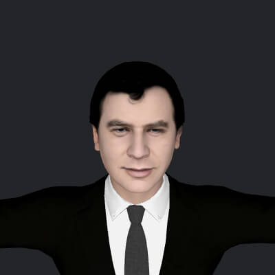 Gordon Brown Realistic Full Body Fully Rigged Character - 3D Model by ...