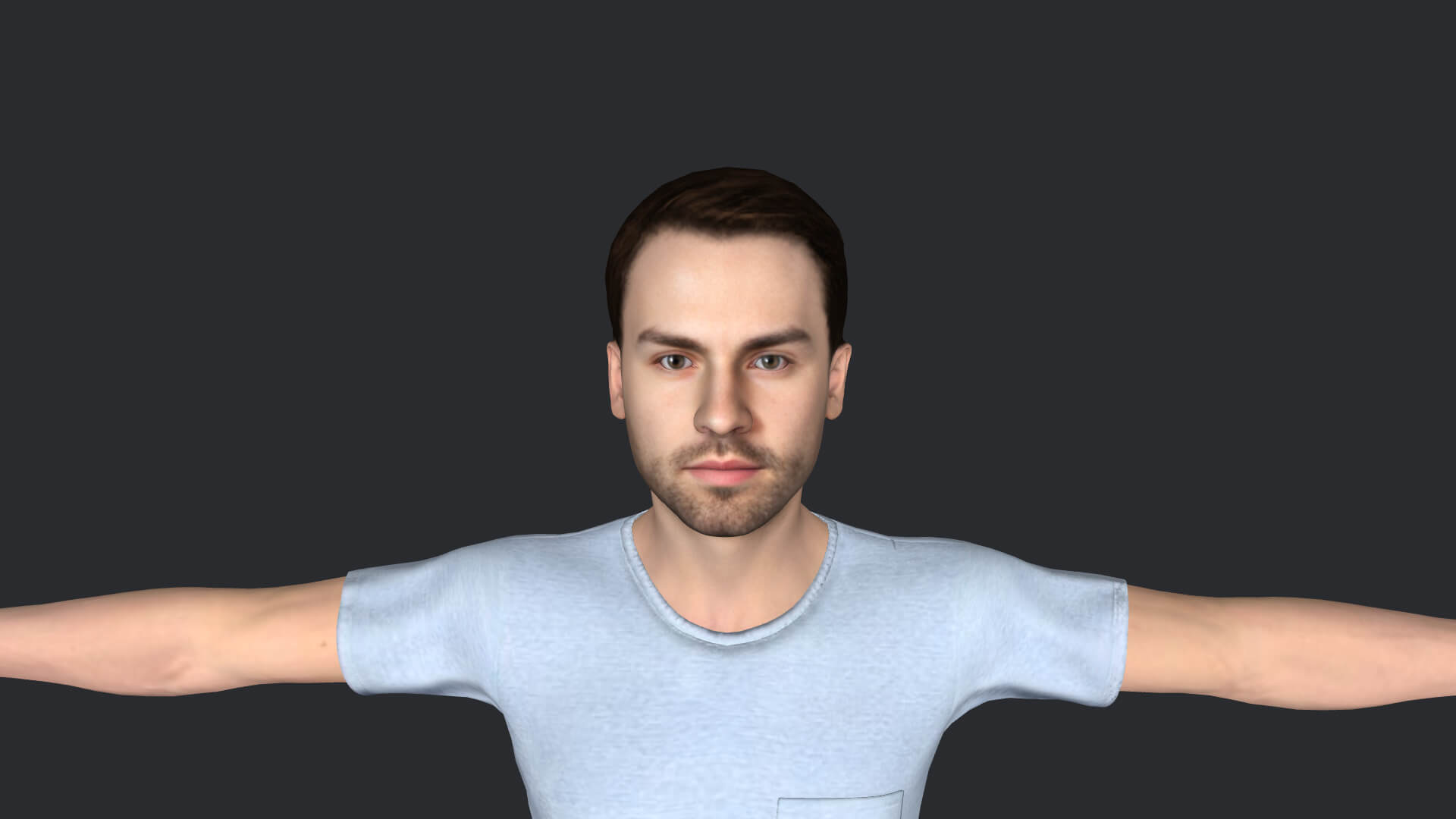 Handsome Man Realistic Full Body Fully Rigged Character - 3D Model by ...