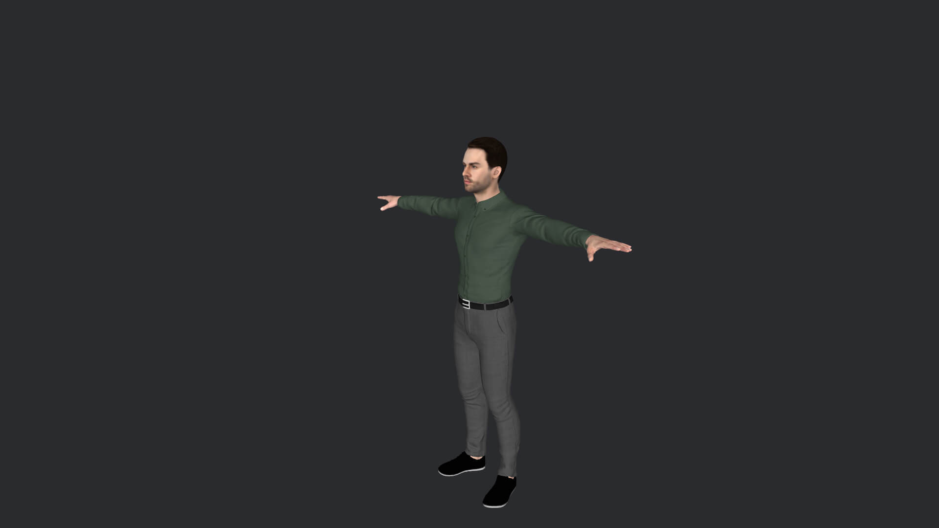 Handsome Man Realistic Full Body Fully Rigged Character - 3D Model by ...