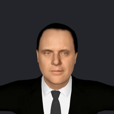 Hannibal Lecter Realistic Full Body Fully Rigged Character - 3D Model ...