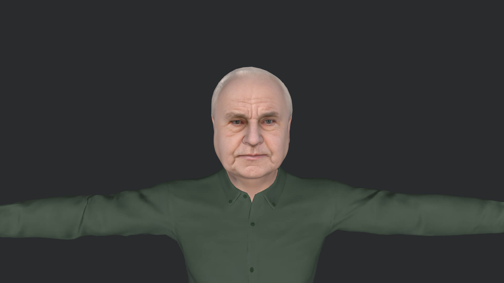 Helmut Kohl Realistic Full Body Fully Rigged Character - 3D Model by ...