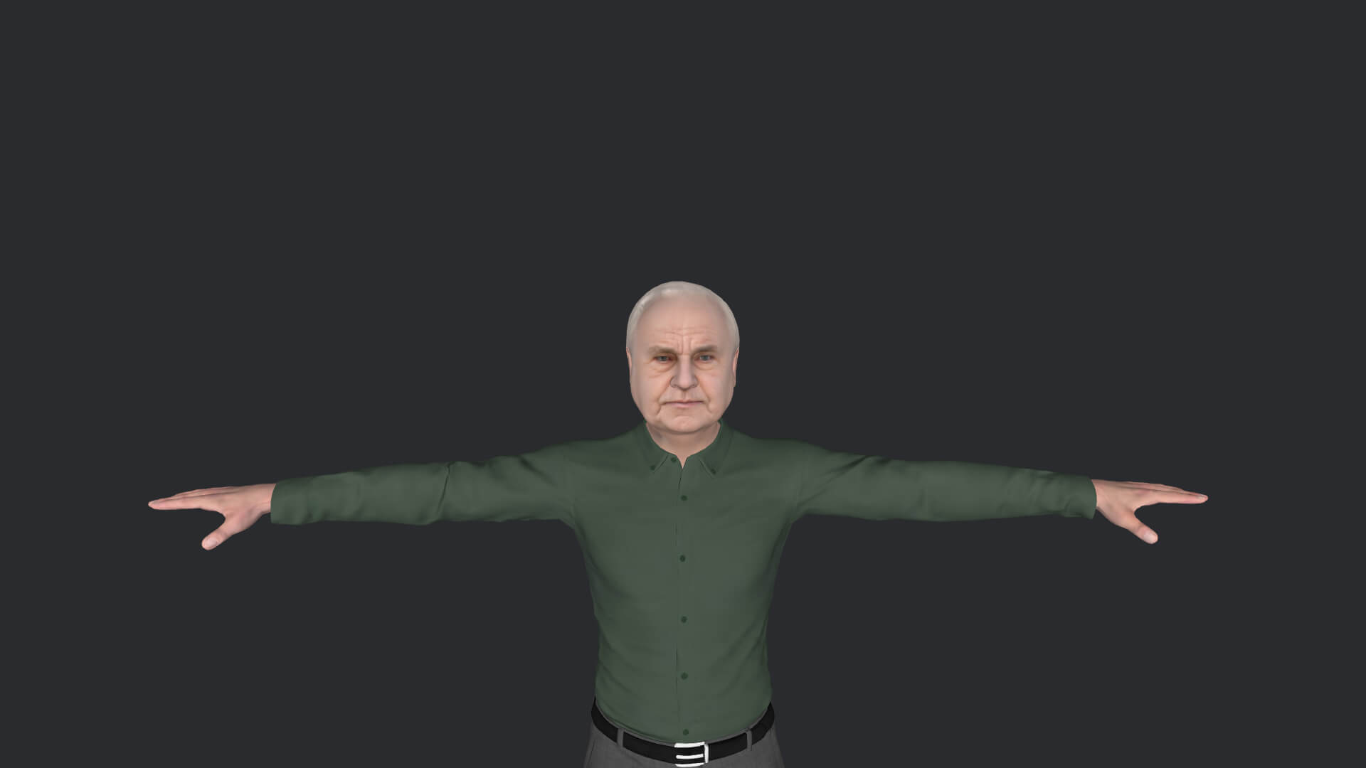 Helmut Kohl Realistic Full Body Fully Rigged Character - 3D Model by ...