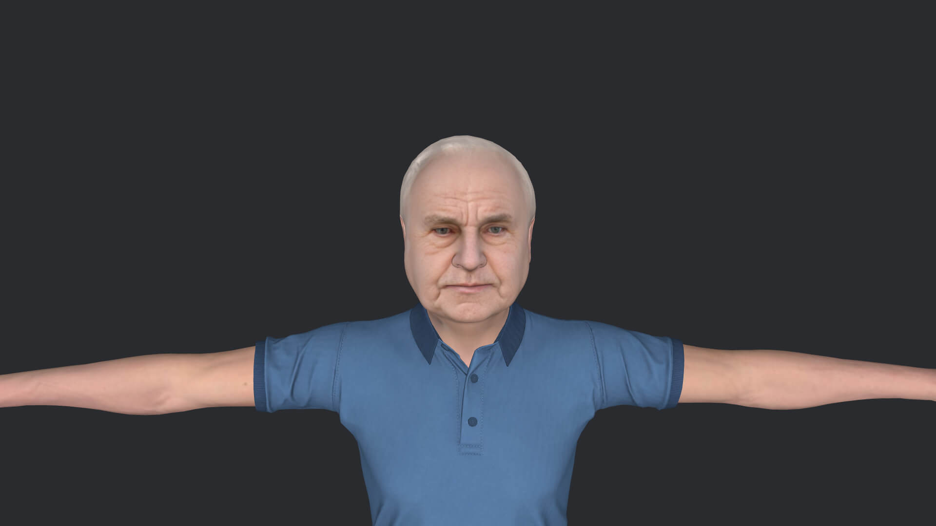 Helmut Kohl Realistic Full Body Fully Rigged Character - 3D Model by ...