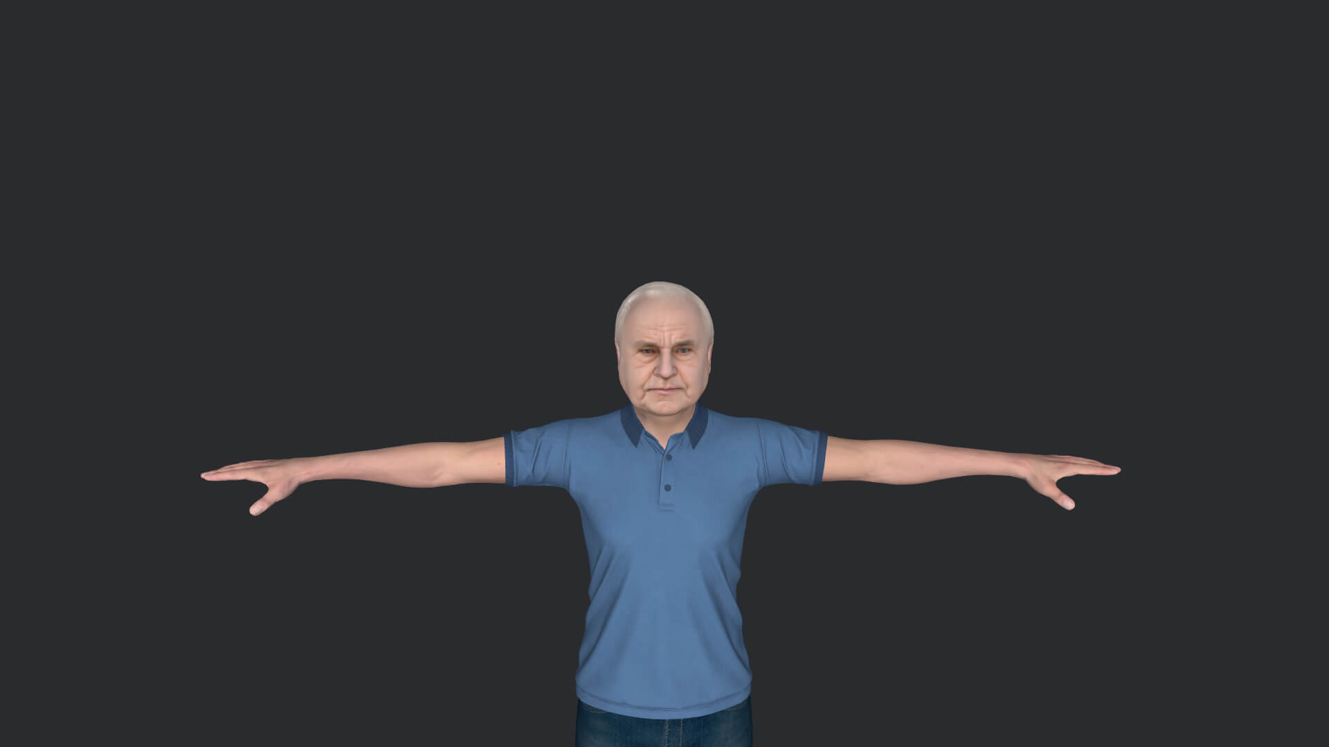 Helmut Kohl Realistic Full Body Fully Rigged Character - 3D Model by ...