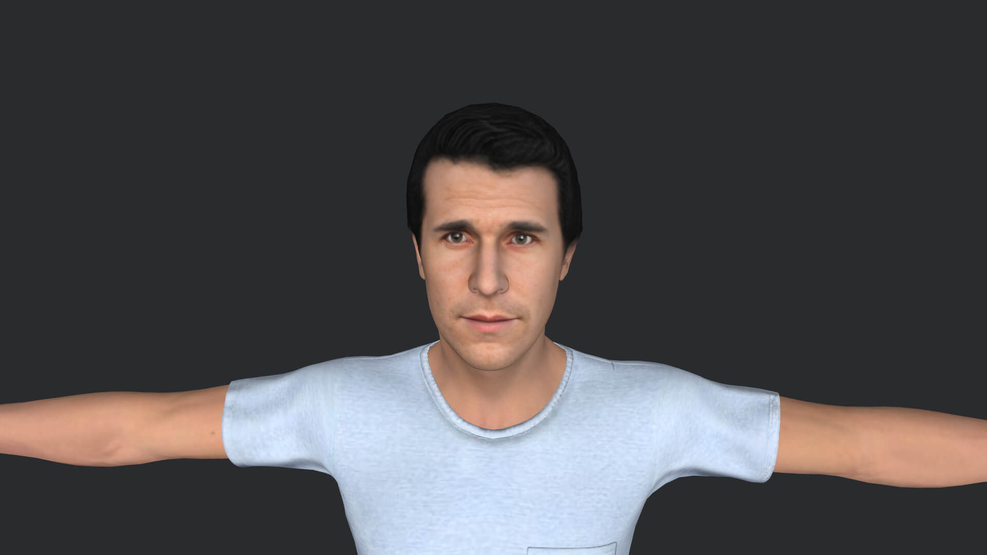 Henry Winkler Realistic Full Body Fully Rigged Character - 3D Model by ...