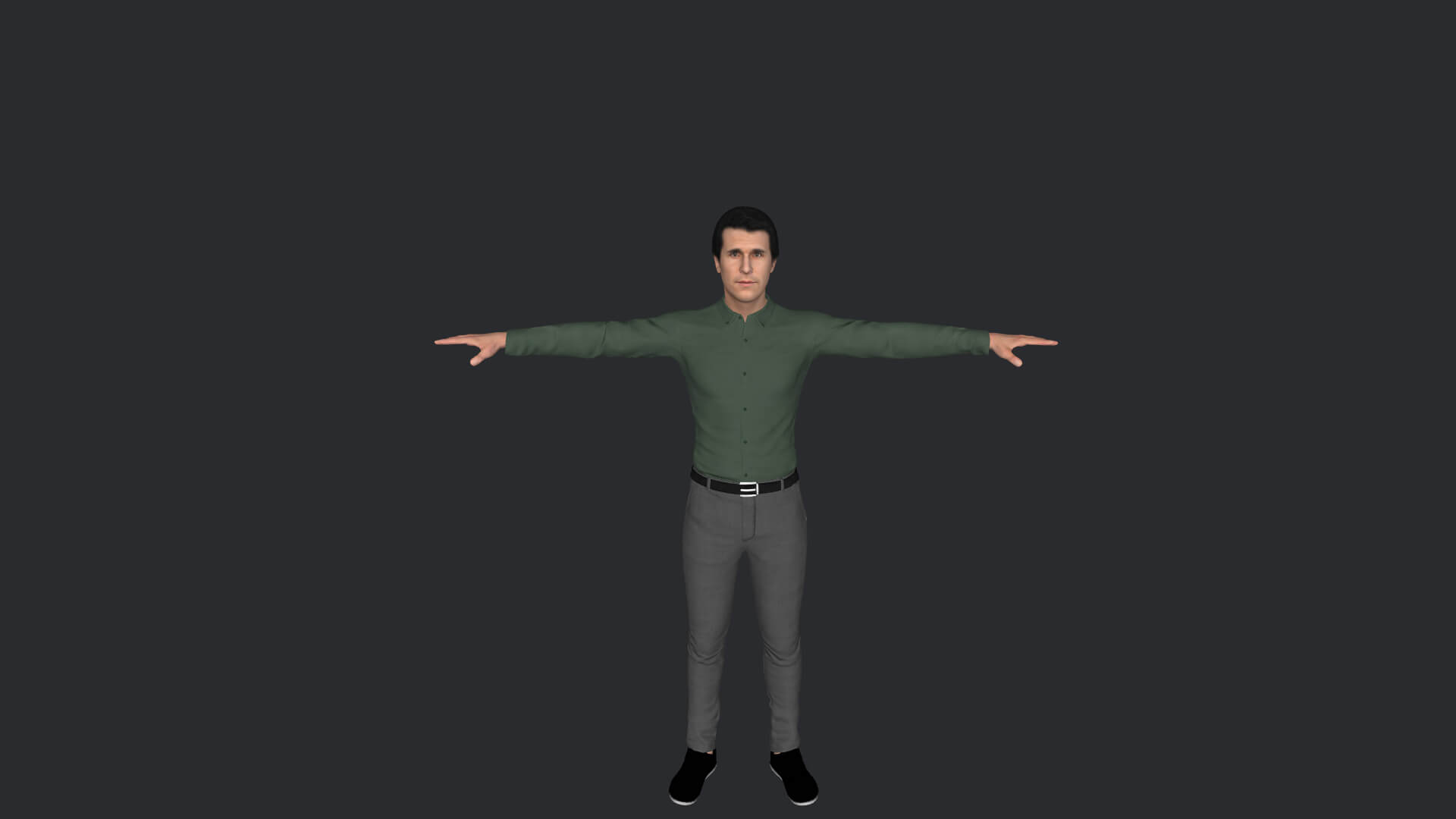 Henry Winkler Realistic Full Body Fully Rigged Character - 3D Model by ...