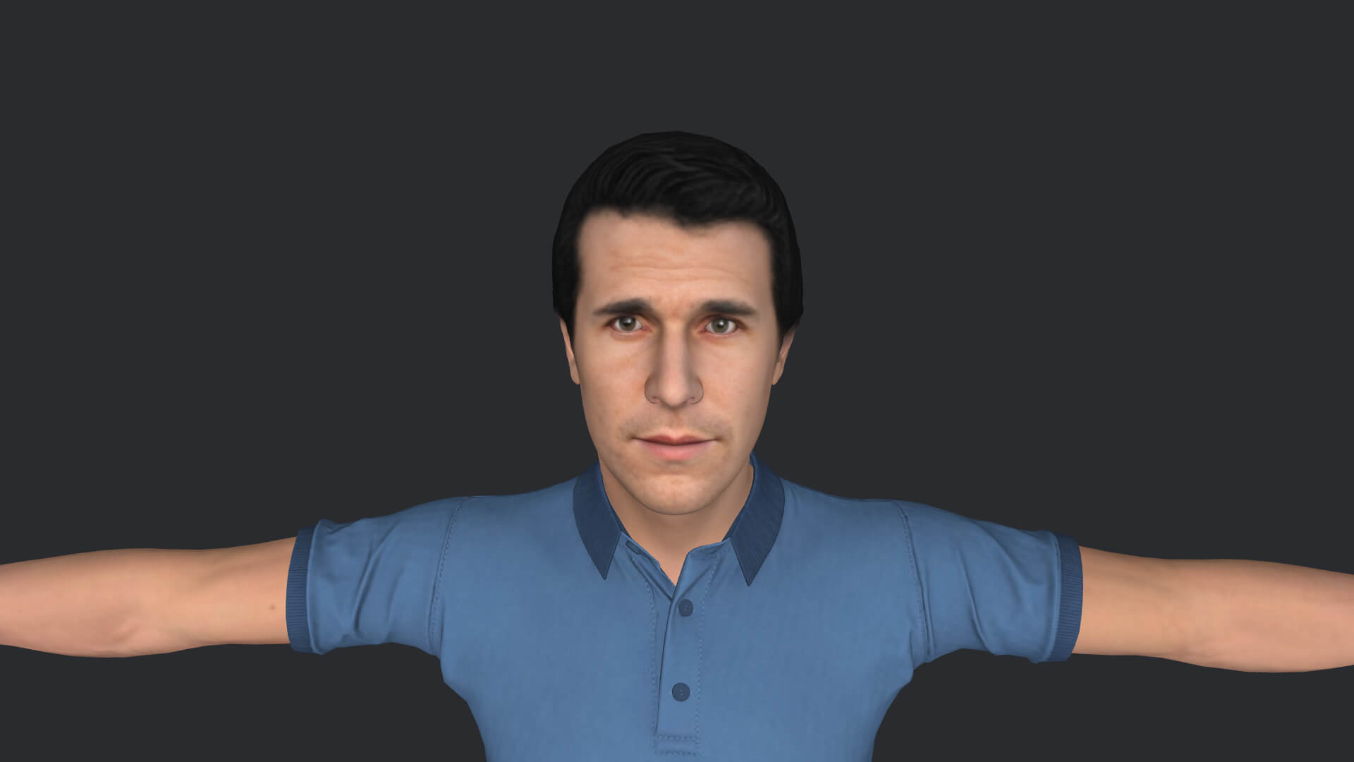 Henry Winkler Realistic Full Body Fully Rigged Character - 3D Model by ...