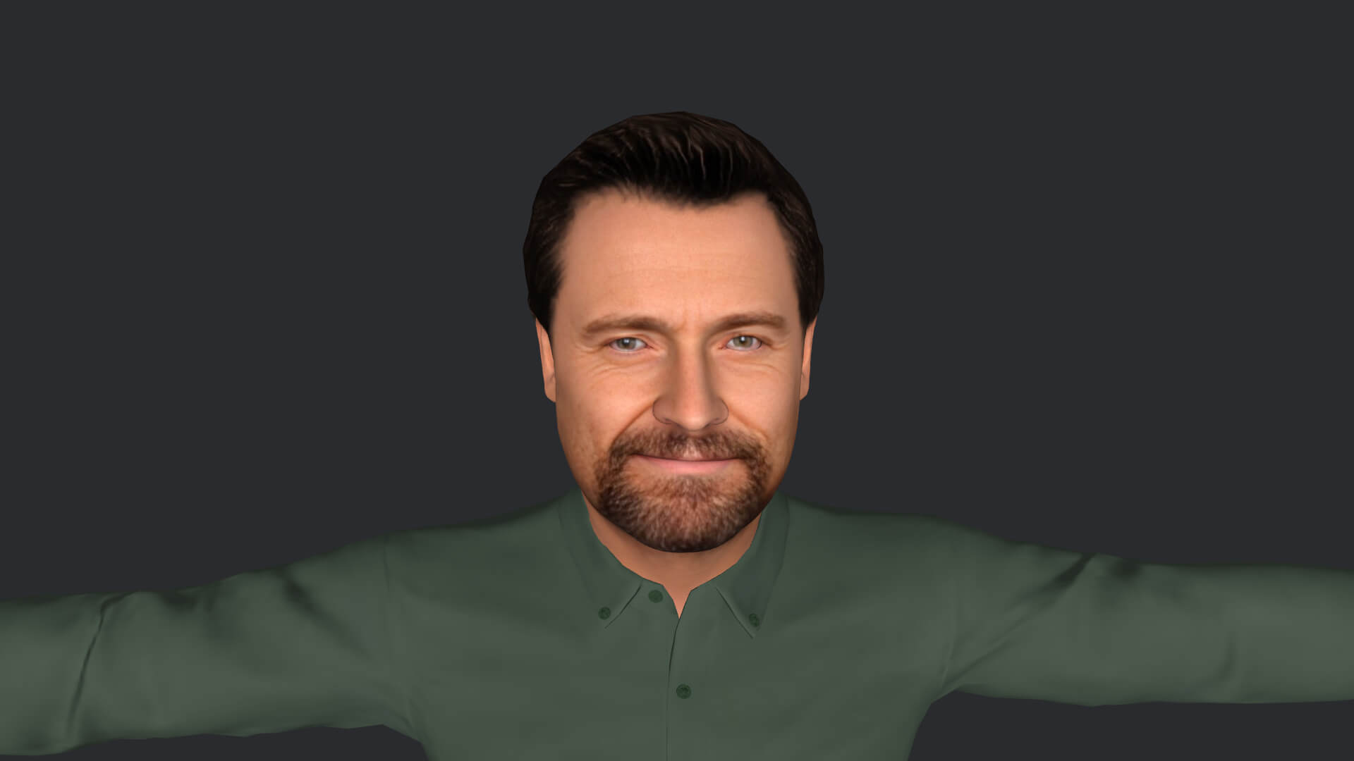 Hugh Jackman Character - 3D Model by meta avatars