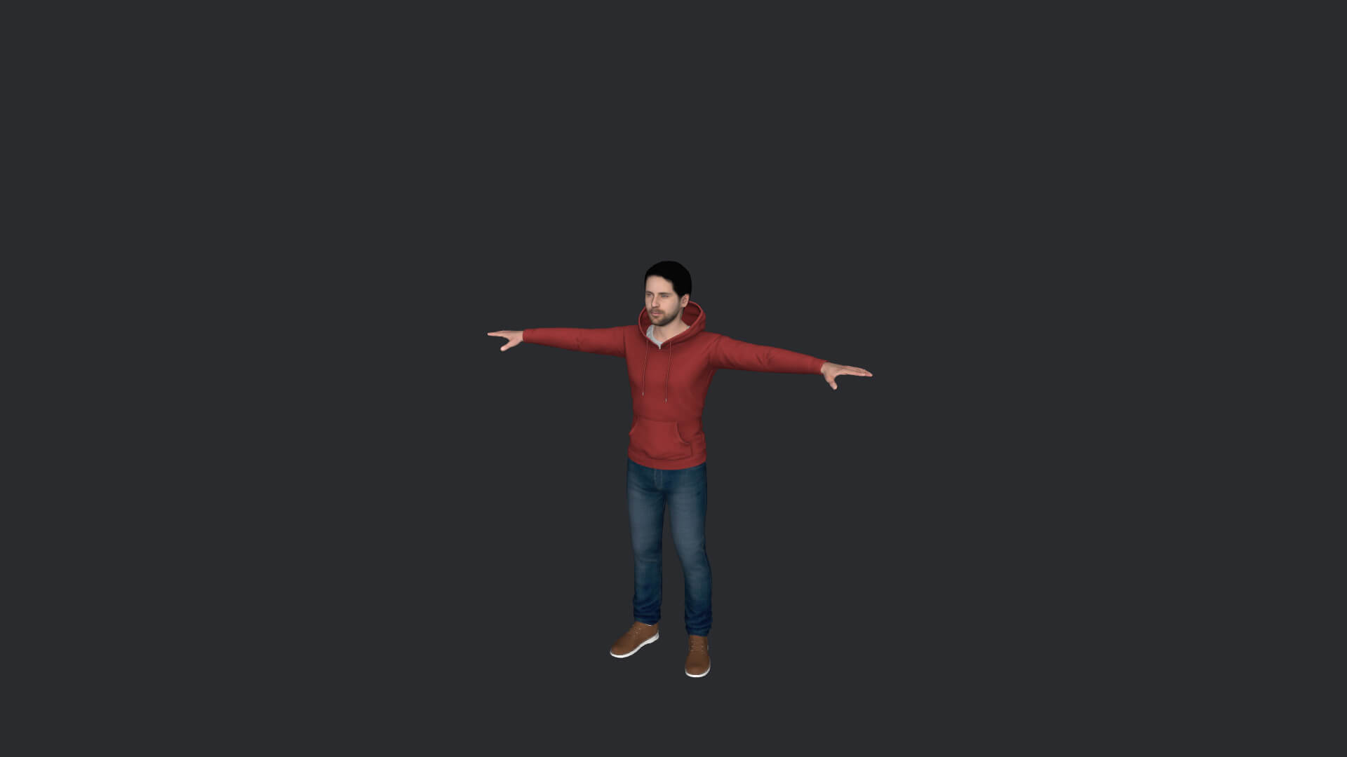 Ian Hecox Realistic Full Body Fully Rigged Character - 3D Model by meta ...