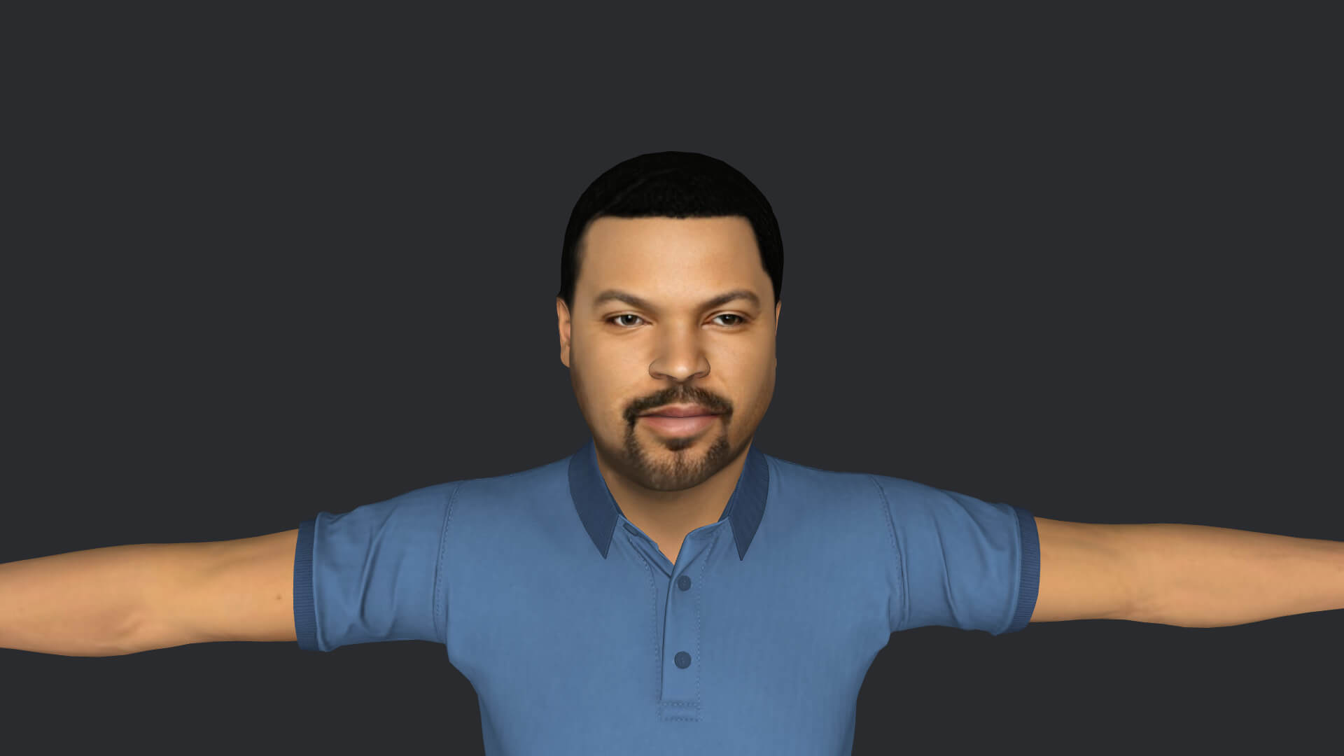 Ice Cube Realistic Full Body Fully Rigged Character - 3D Model by meta ...