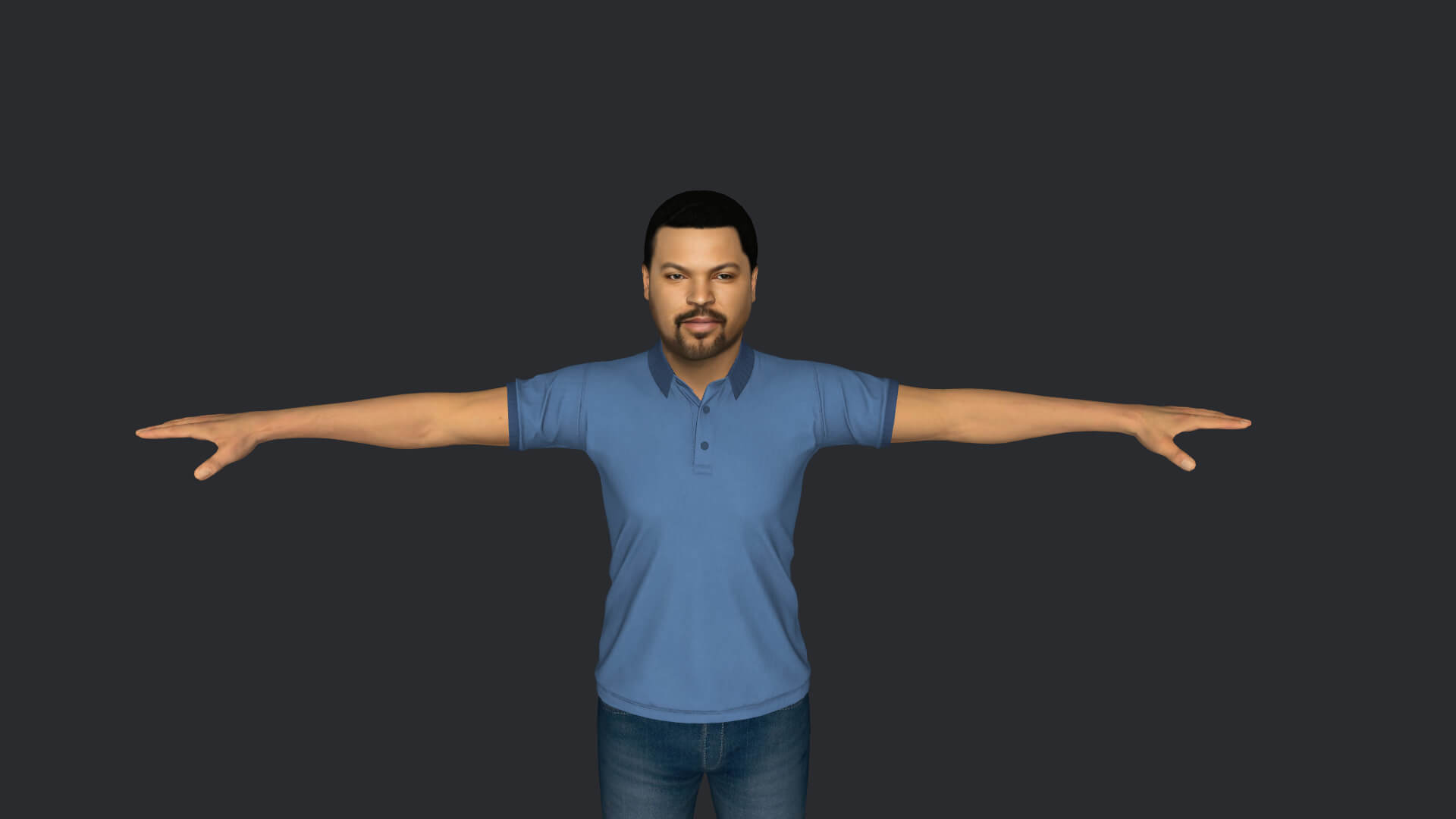 Ice Cube Realistic Full Body Fully Rigged Character - 3D Model by meta ...