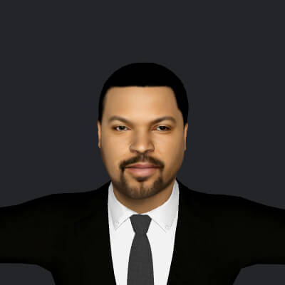 Ice Cube Realistic Full Body Fully Rigged Character - 3D Model by meta ...
