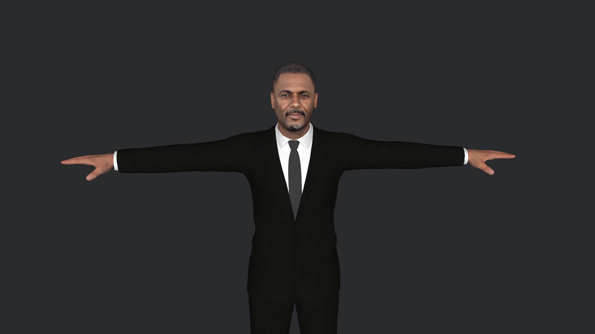 Idris Elba Realistic Full Body Fully Rigged Character - 3D Model by ...