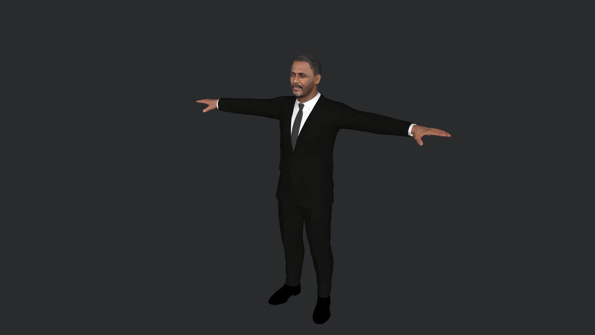 Idris Elba Realistic Full Body Fully Rigged Character - 3D Model by ...