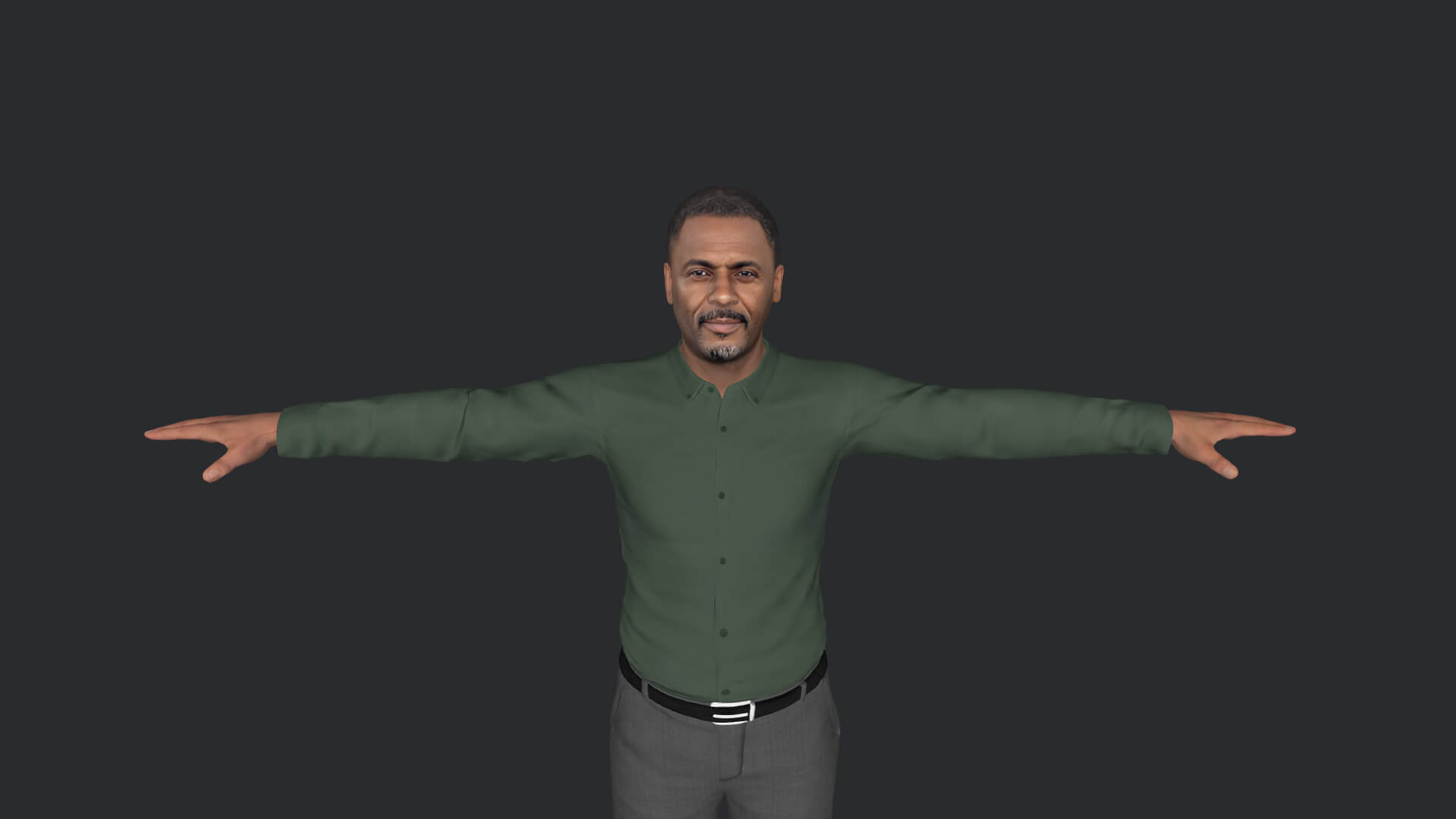 Idris Elba Realistic Full Body Fully Rigged Character - 3D Model by ...