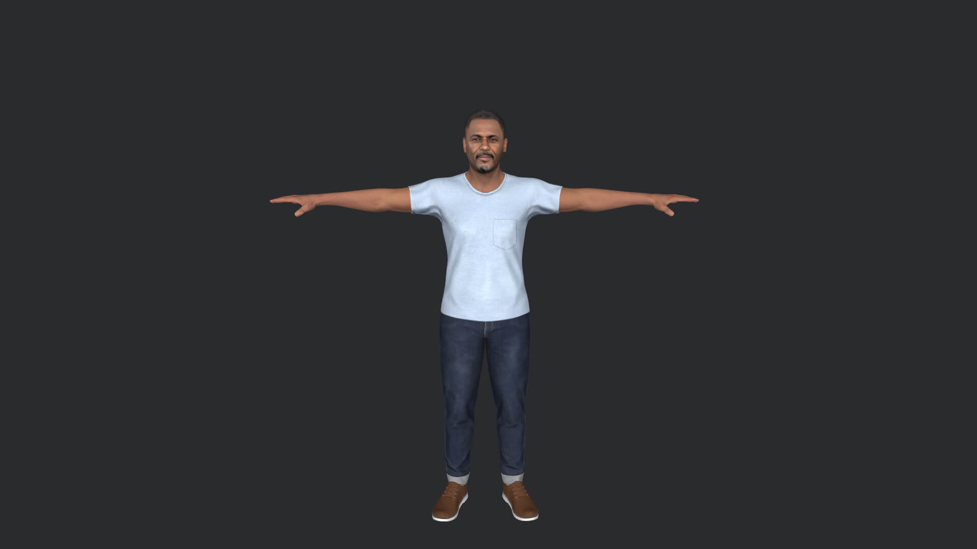 Idris Elba Realistic Full Body Fully Rigged Character - 3D Model by ...