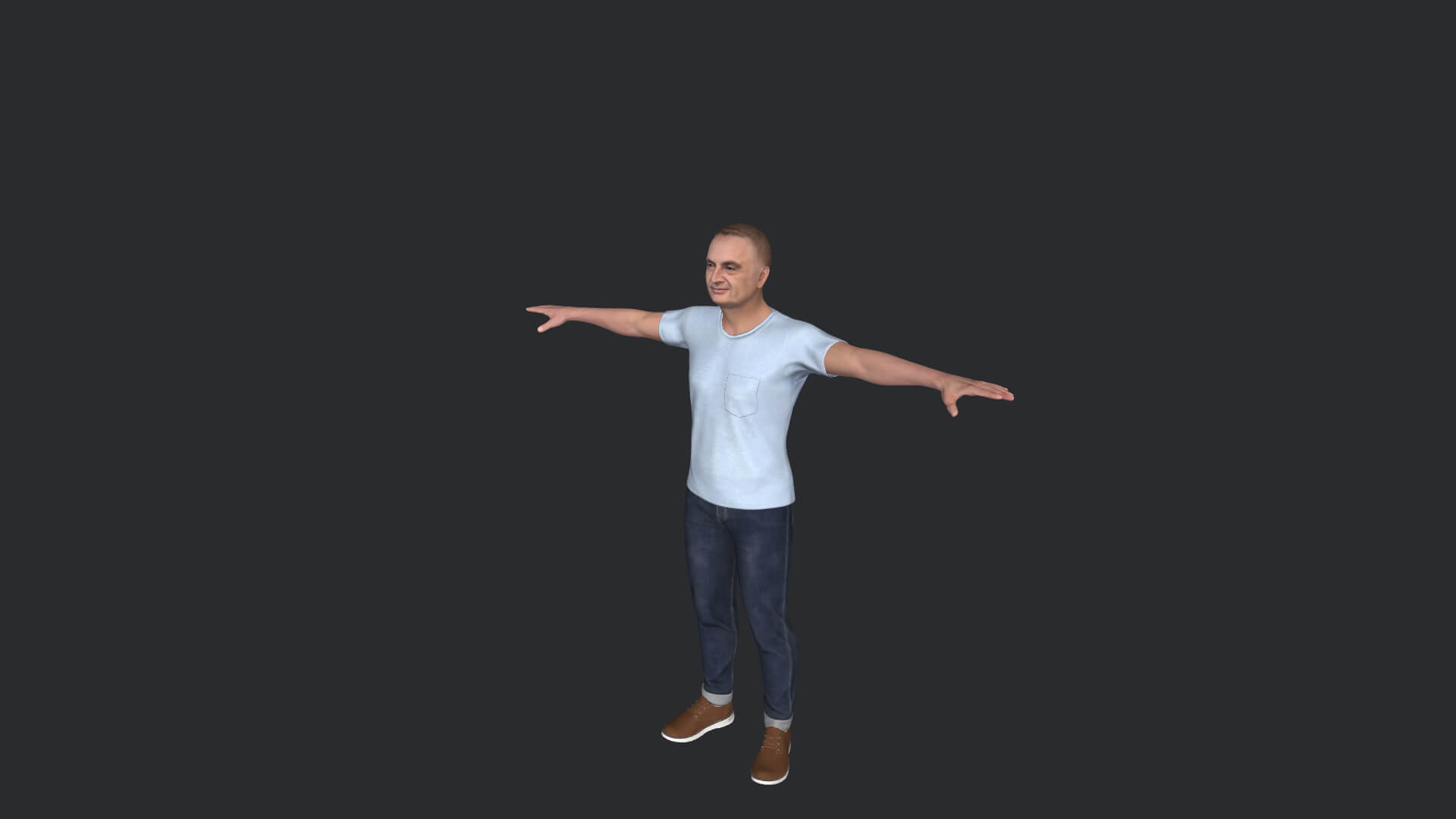 Ilir Meta Realistic Full Body Fully Rigged Character - 3D Model by meta avatars