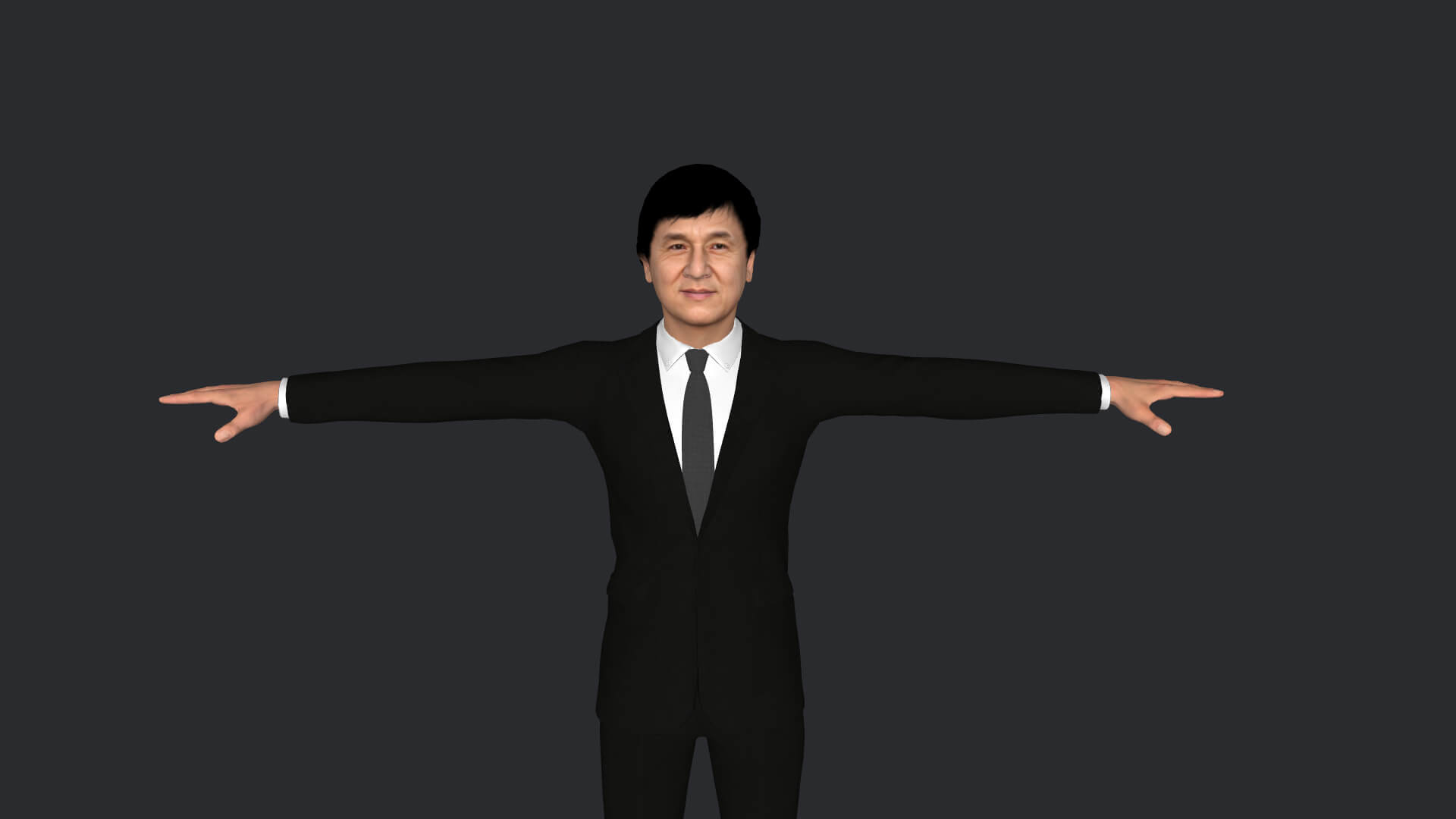 Jackie Chan Realistic Full Body Fully Rigged Character - 3D Model by ...