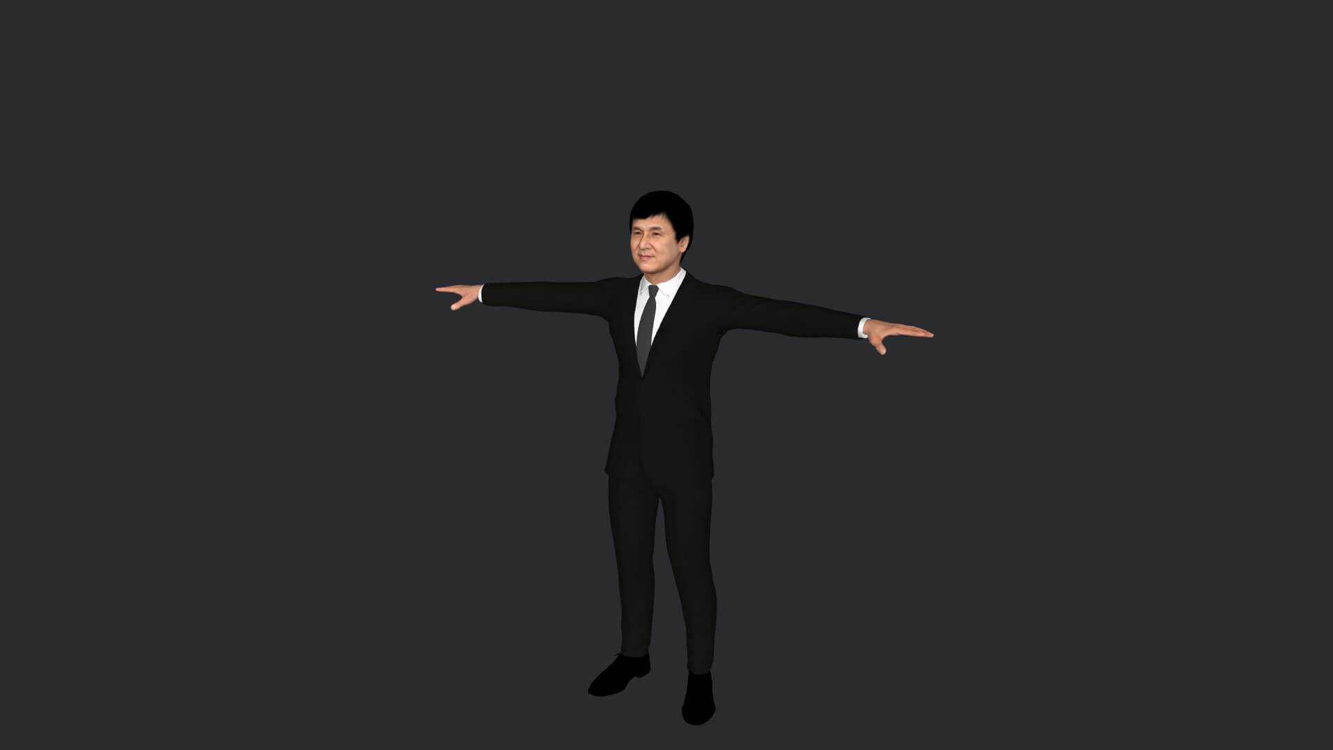 Jackie Chan Realistic Full Body Fully Rigged Character - 3D Model by ...
