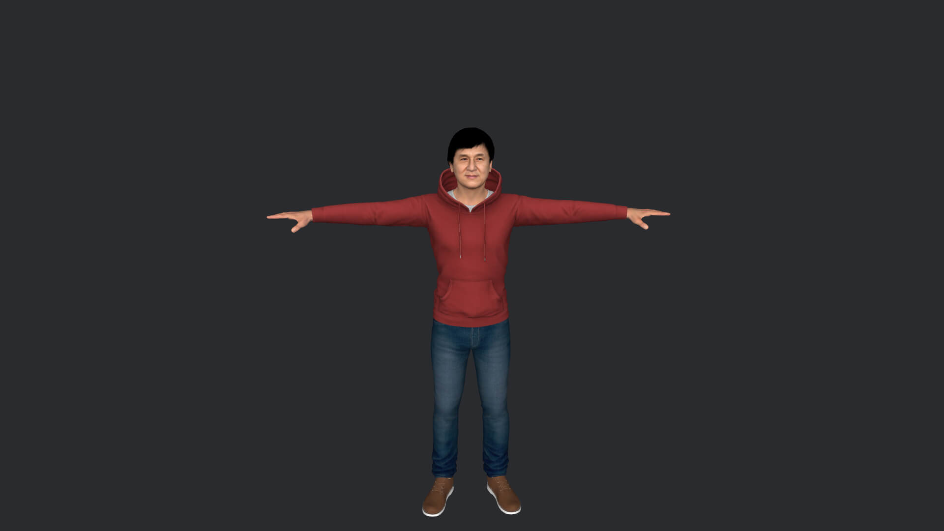 Jackie Chan Realistic Full Body Fully Rigged Character - 3D Model by ...