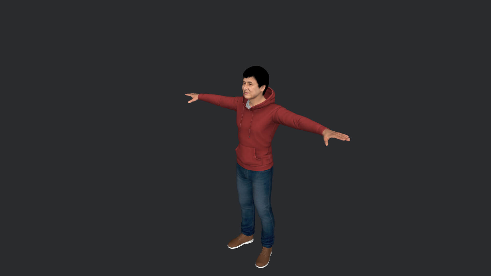 Jackie Chan Realistic Full Body Fully Rigged Character - 3D Model by ...