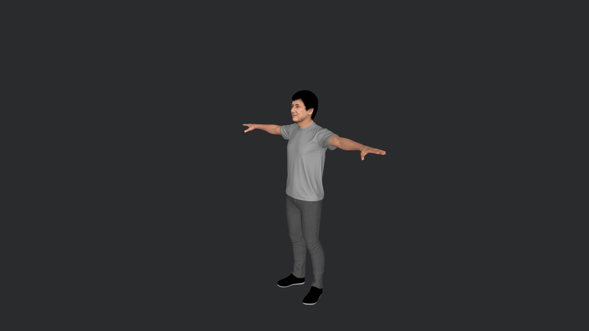 Jackie Chan Realistic Full Body Fully Rigged Character - 3D Model by ...