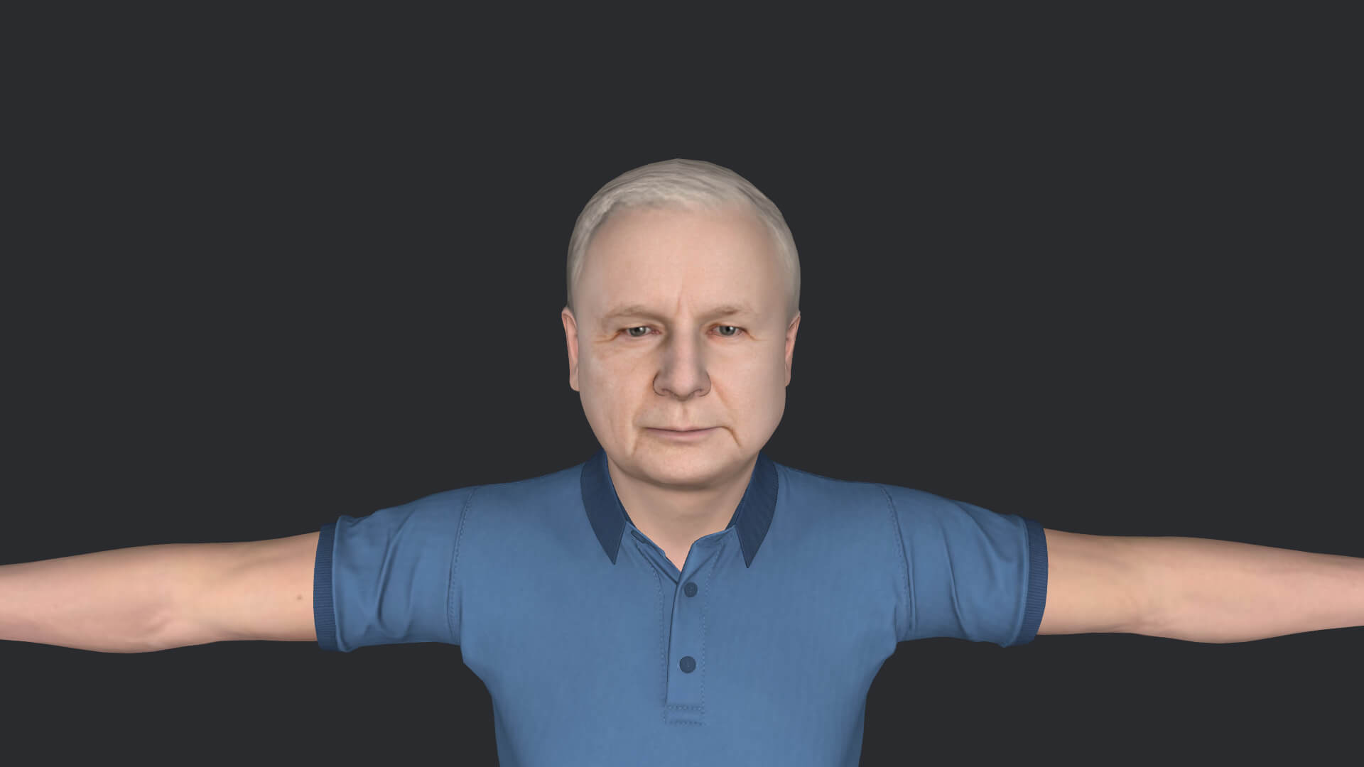 Jaroslaw Kaczynski Realistic Fully Rigged Character - 3D Model by meta ...