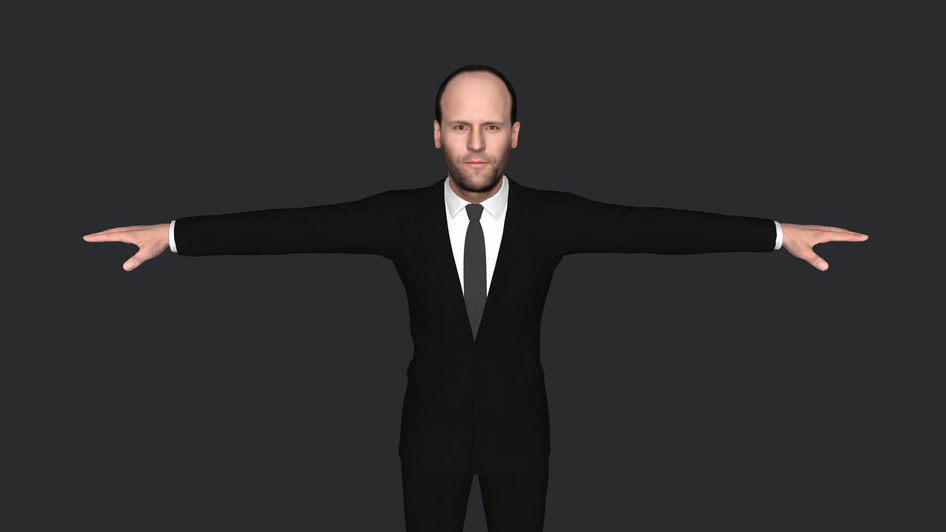Jason Statham Character - 3D Model by meta avatars