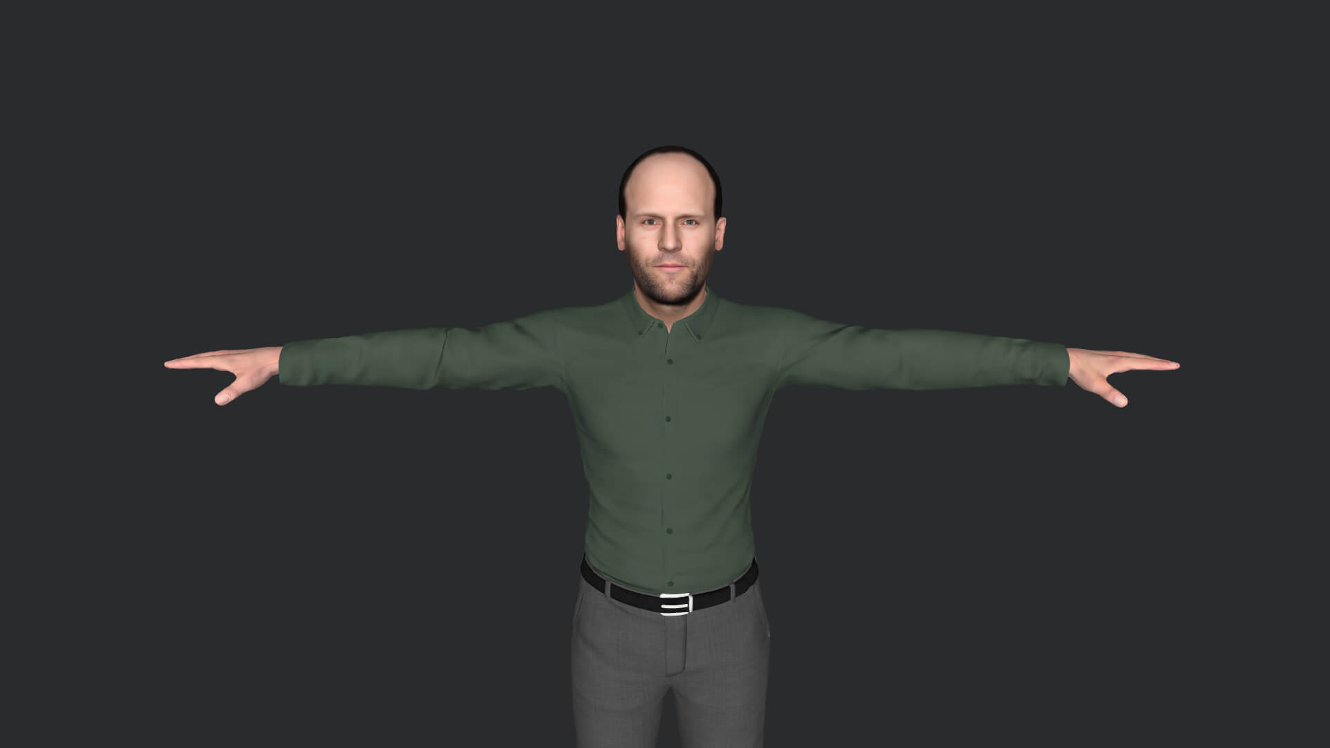 Jason Statham Character - 3D Model by meta avatars
