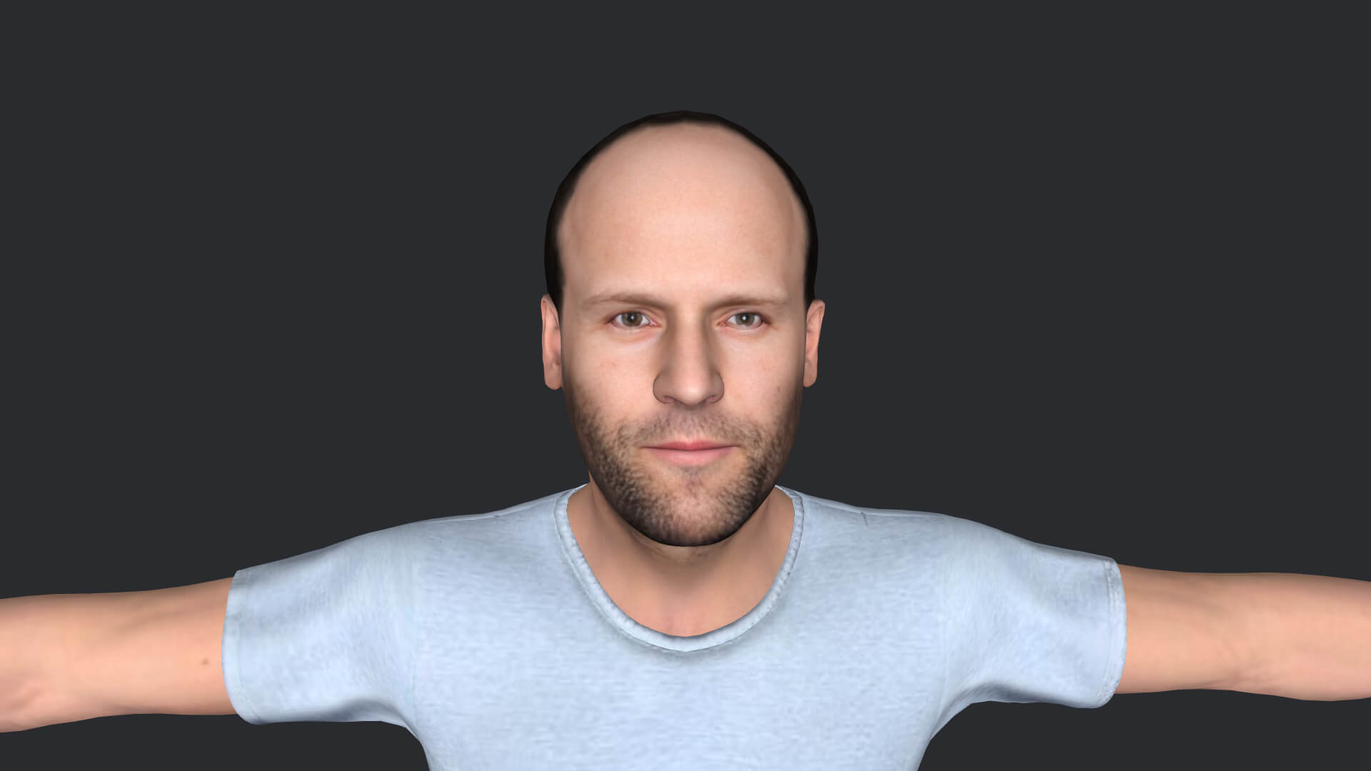 Jason Statham Character - 3D Model by meta avatars