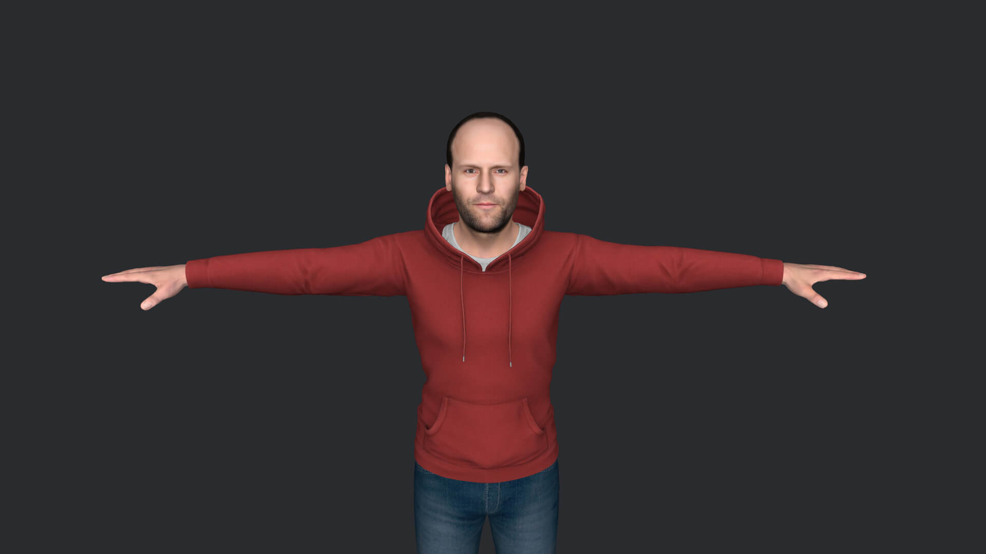 Jason Statham Character - 3D Model by meta avatars