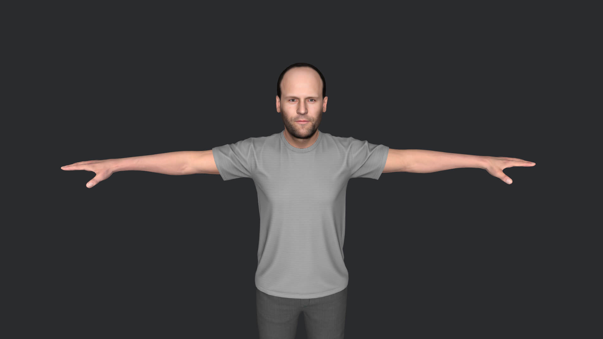 Jason Statham Character - 3D Model by meta avatars