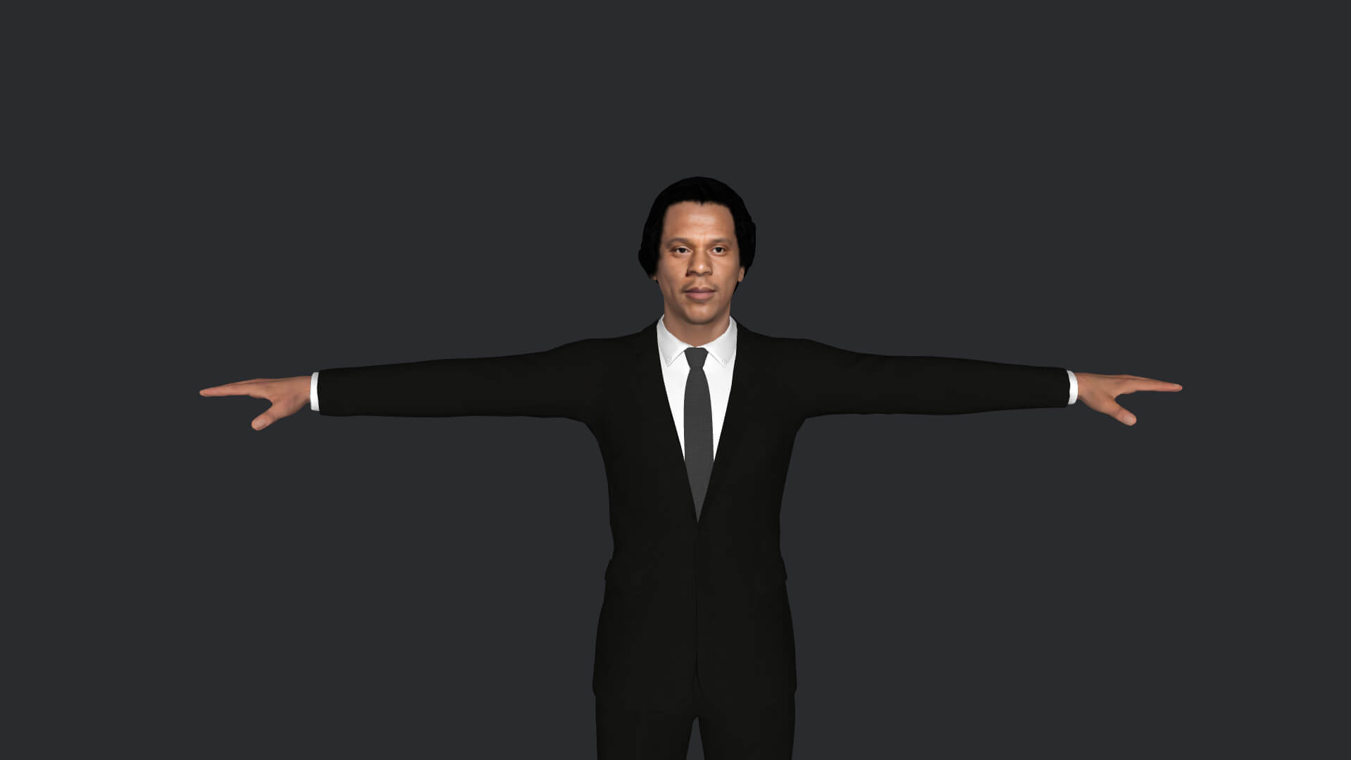 Jay Z Realistic Full Body Fully Rigged Character - 3D Model by meta avatars