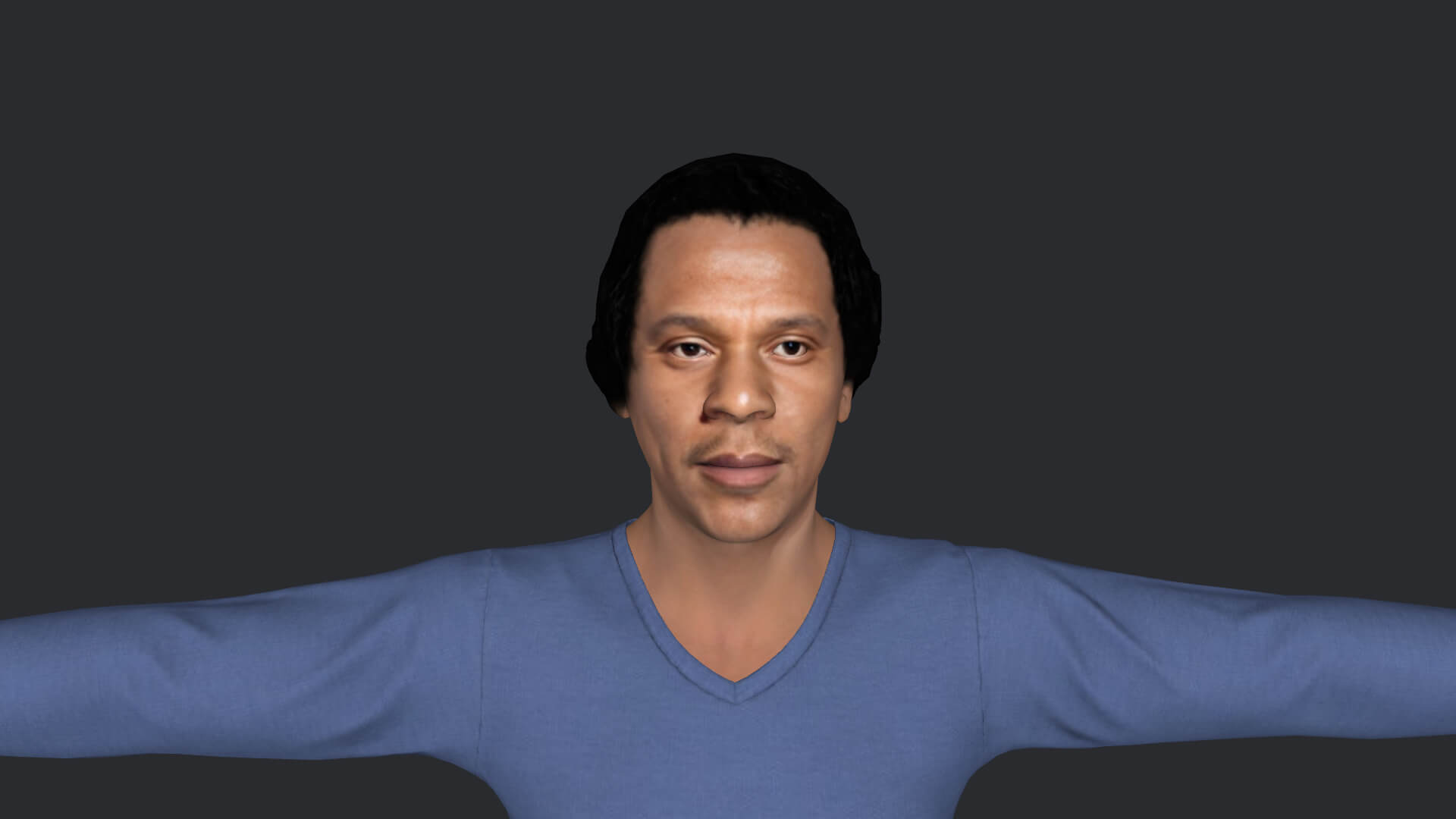 Jay Z Realistic Full Body Fully Rigged Character - 3D Model by meta avatars