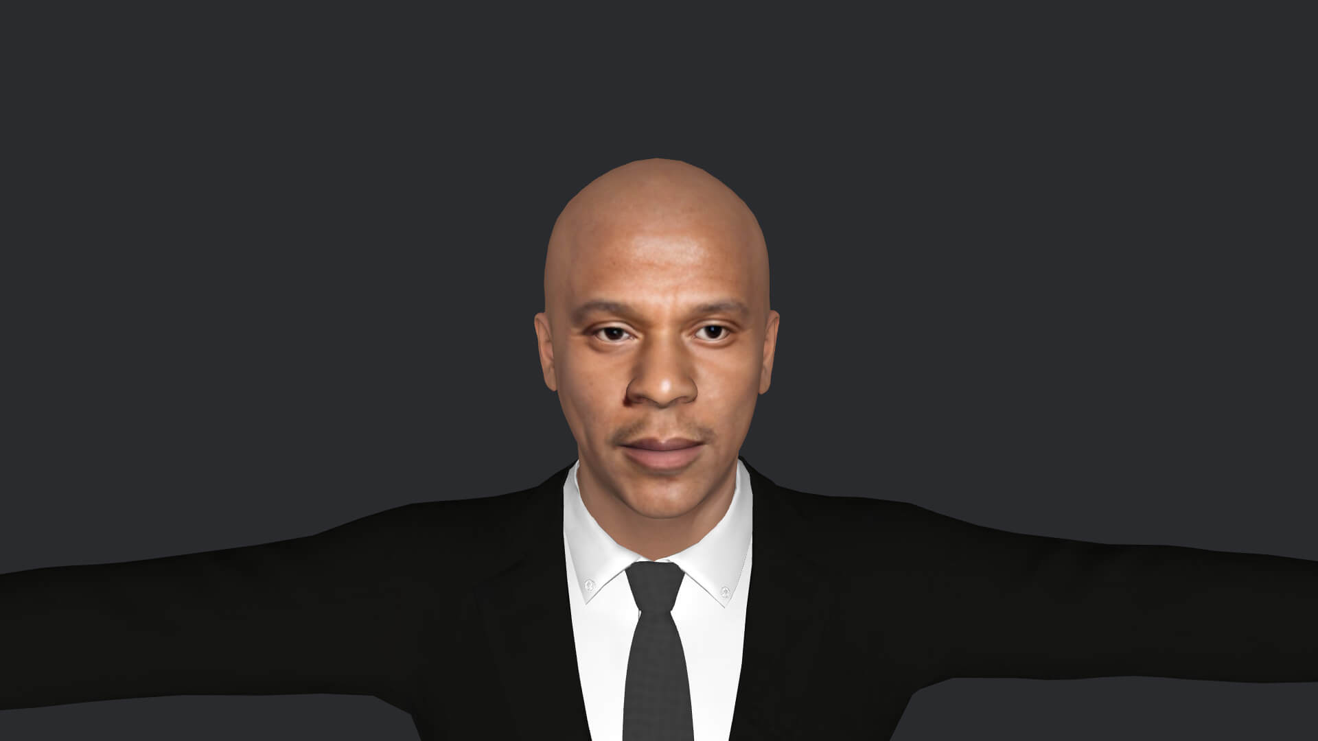 Jay Z Realistic Full Body Fully Rigged Character - 3D Model by meta avatars