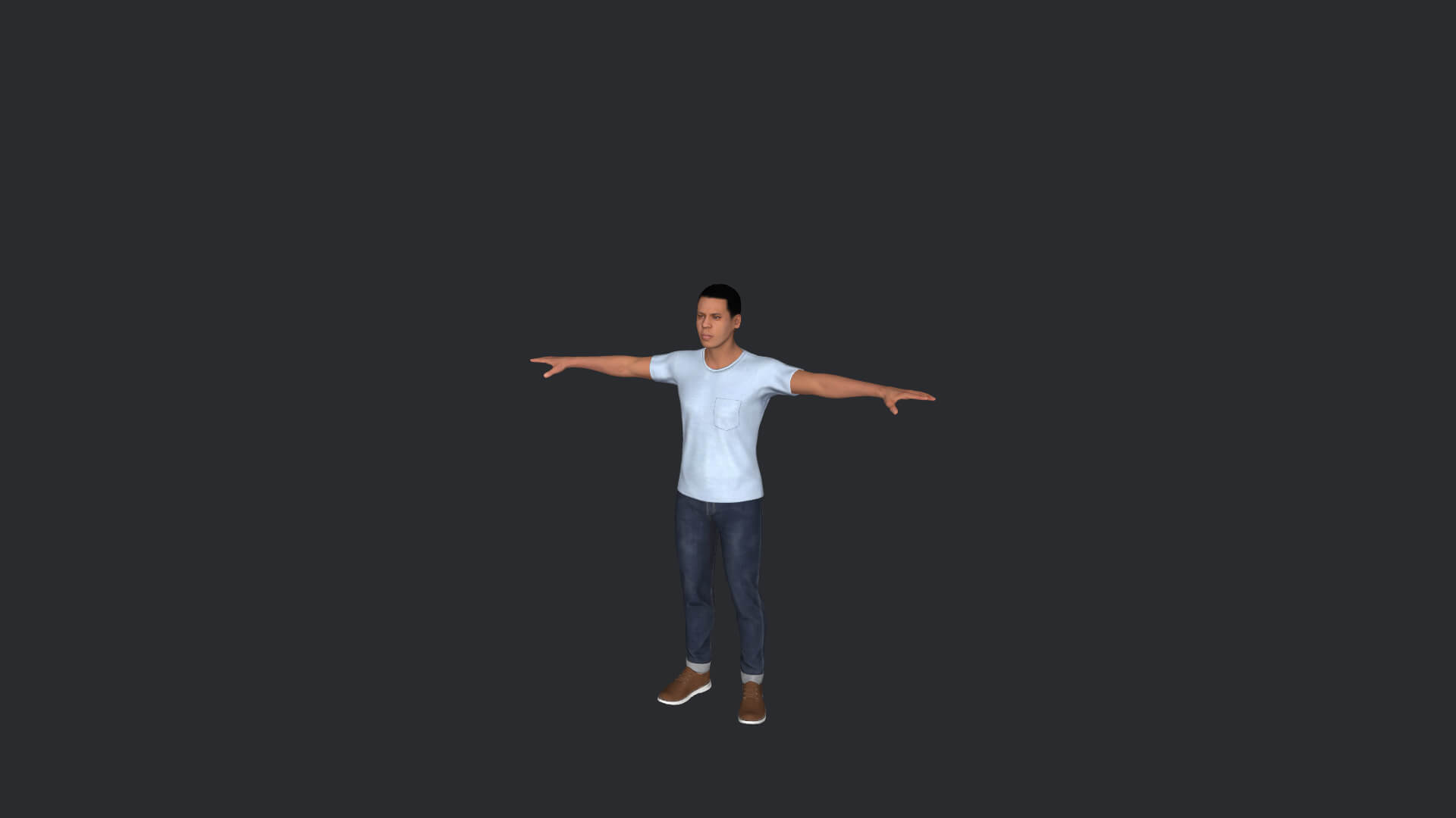 Jayz Realistic Full Body Fully Rigged Character - 3D Model by meta avatars