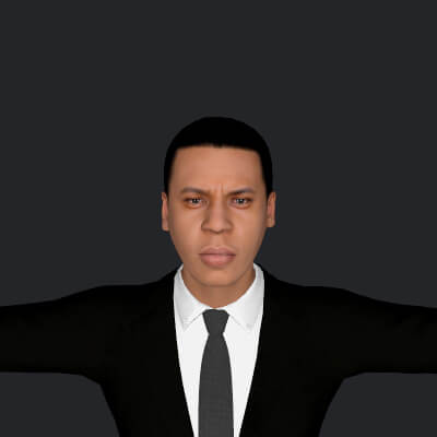Jayz Realistic Full Body Fully Rigged Character - 3D Model by meta avatars