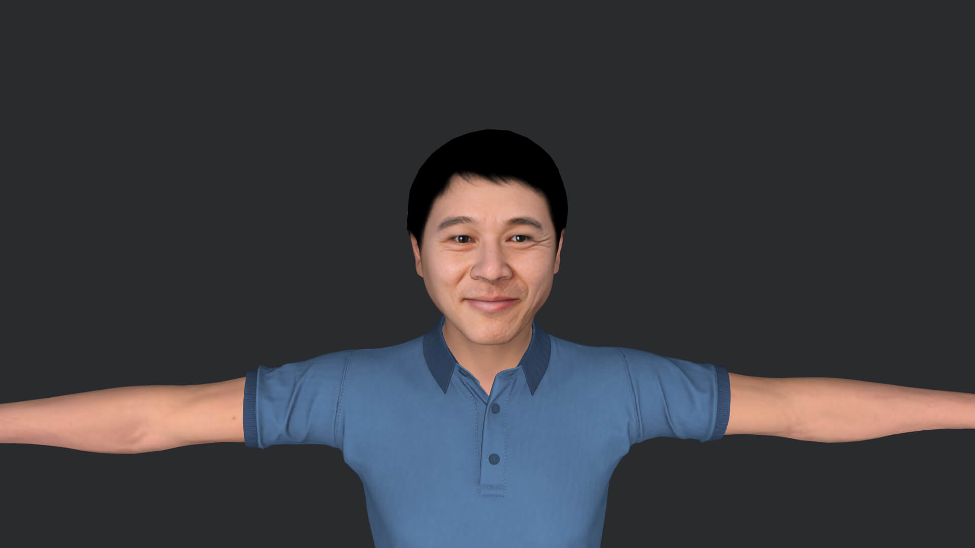 Jet Li Realistic Full Body Fully Rigged Character - 3D Model by meta ...