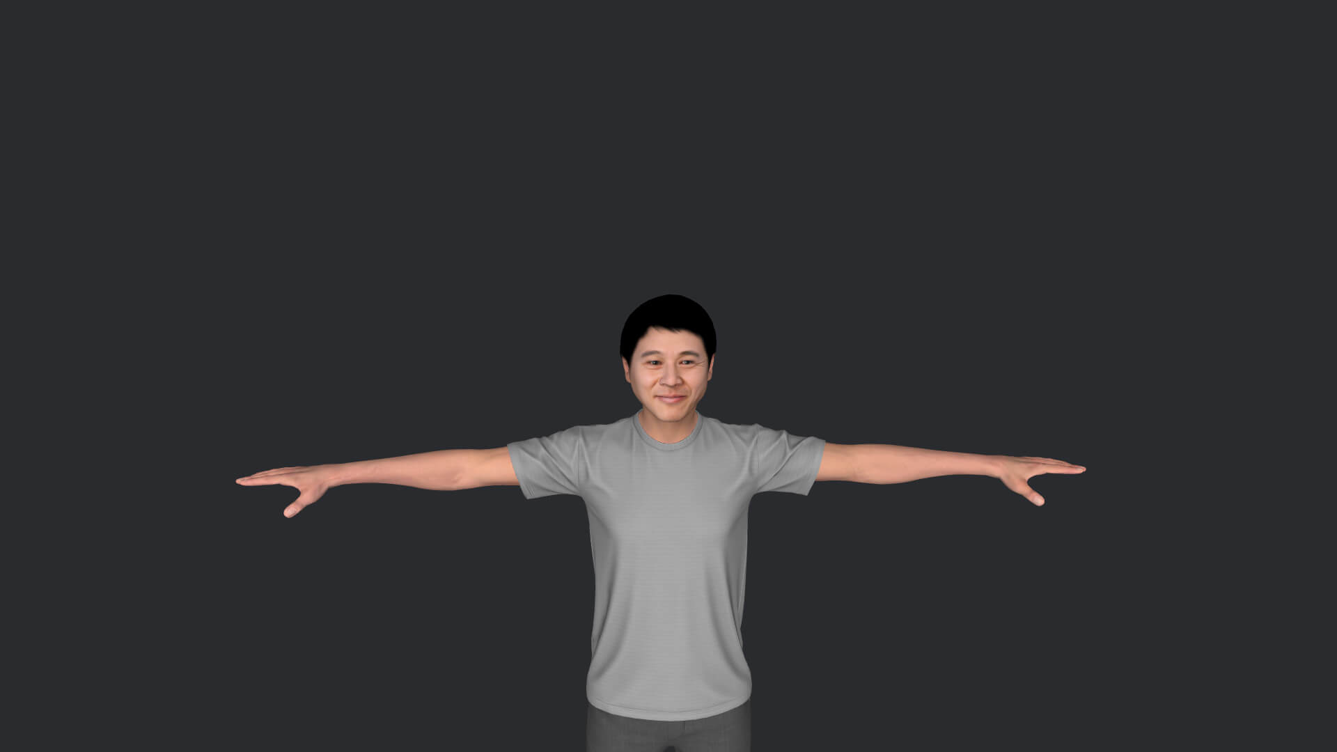 Jet Li Realistic Full Body Fully Rigged Character - 3D Model by meta ...