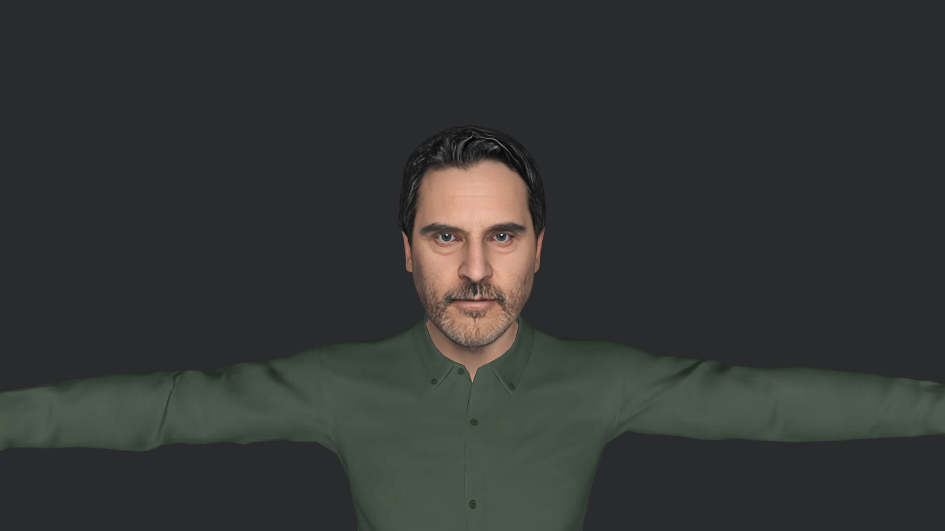 Joaquin Phoenix Realistic Full Body Fully Rigged Character - 3D Model ...