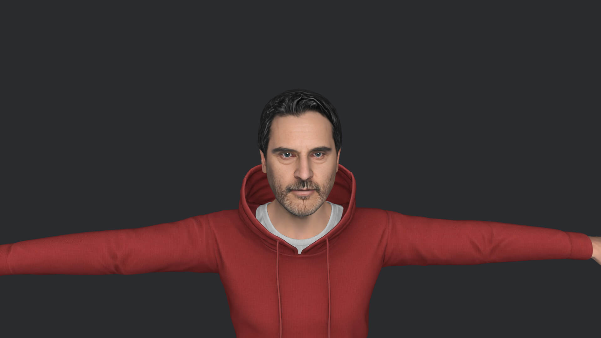 Joaquin Phoenix Realistic Full Body Fully Rigged Character - 3D Model ...