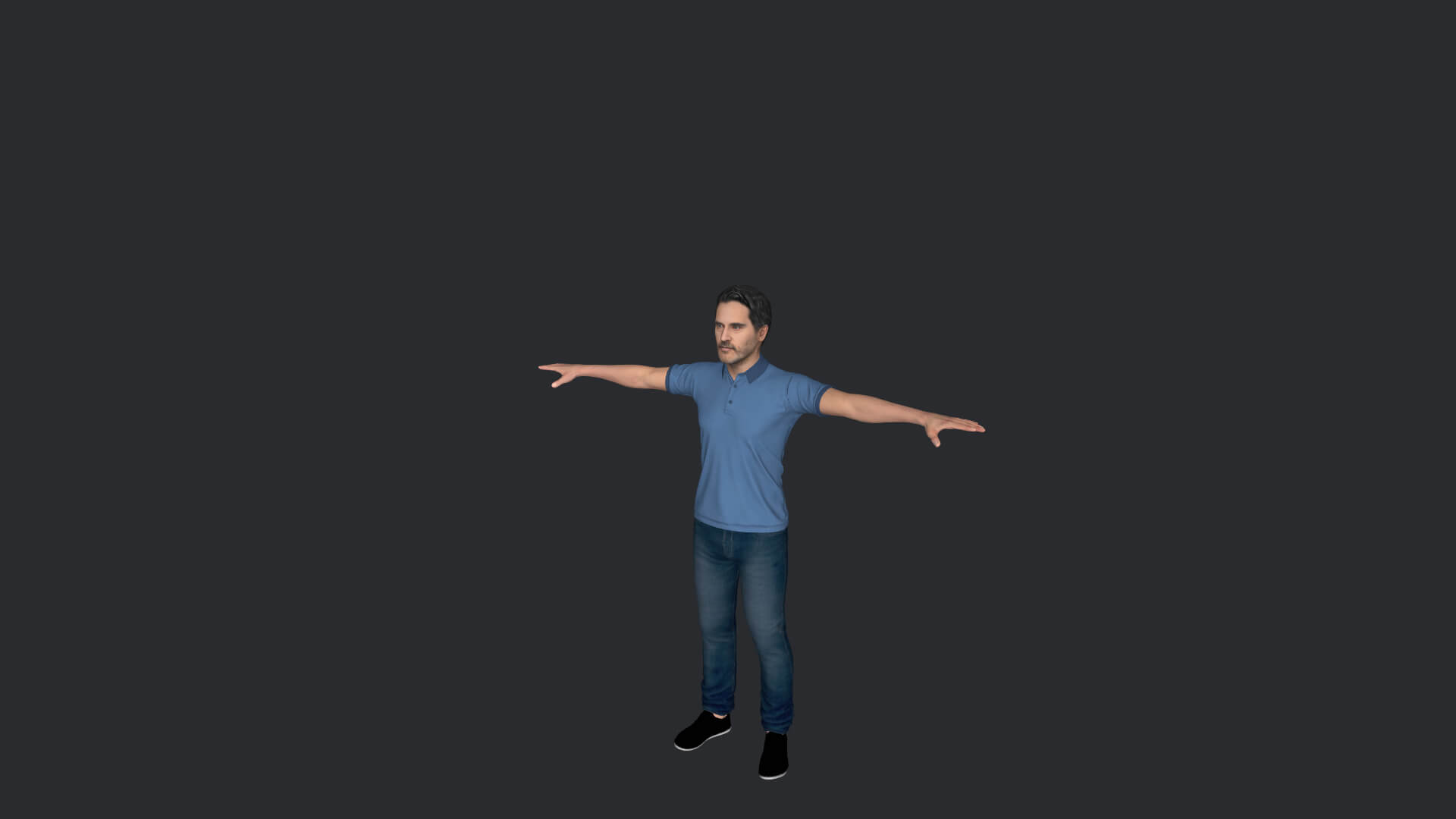Joaquin Phoenix Realistic Full Body Fully Rigged Character - 3D Model ...