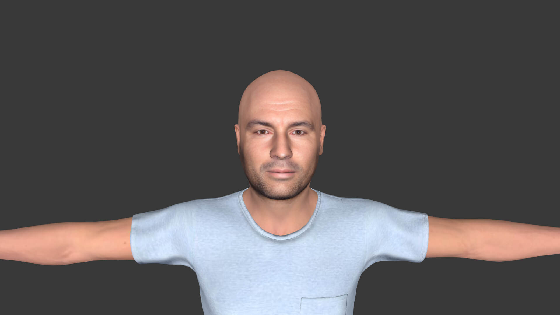 Joe Rogan Realistic Full Body Fully Rigged Character - 3D Model by meta ...