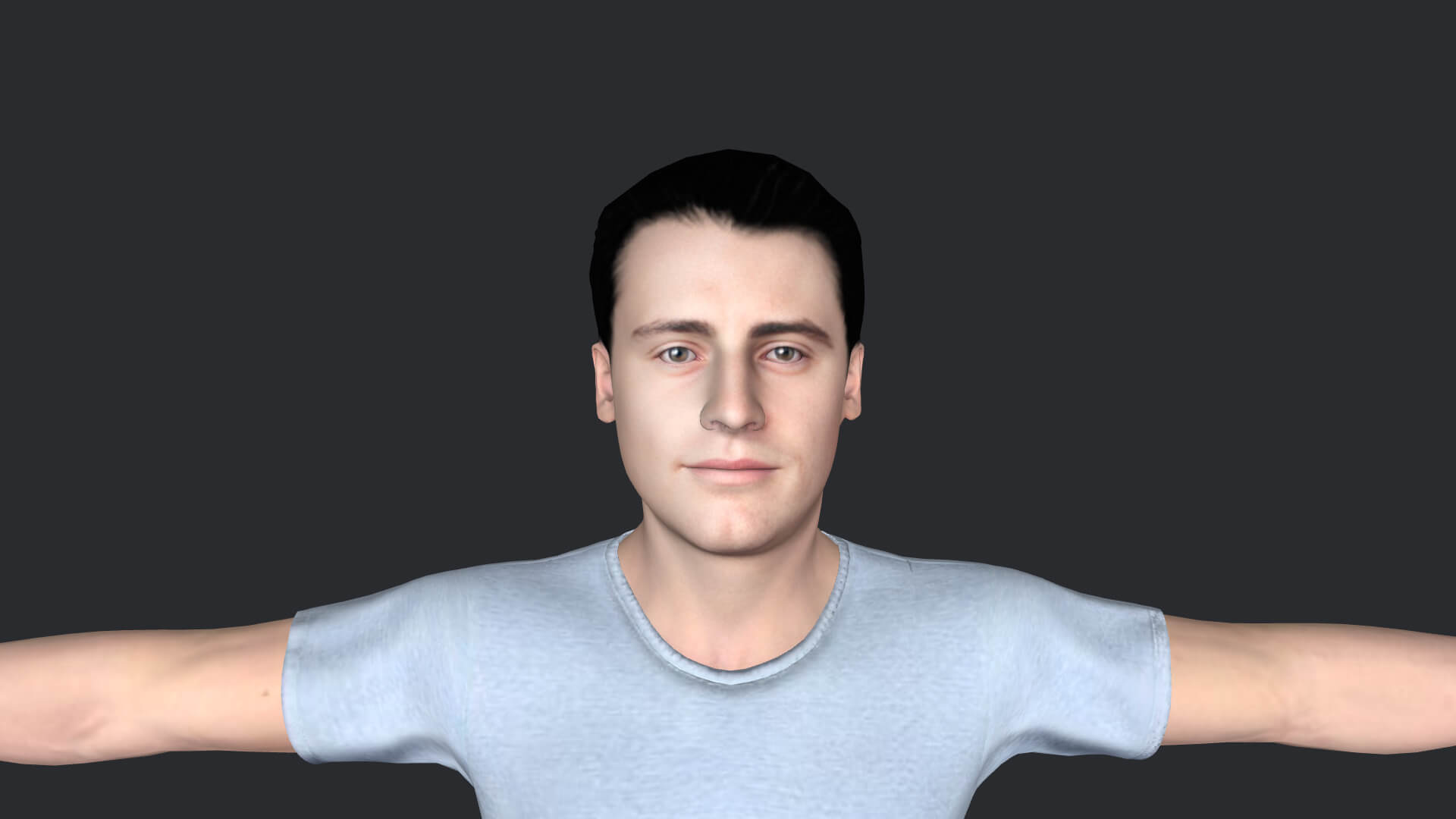Joey Tribbiani Realistic Full Body Fully Rigged Character - 3D Model by ...