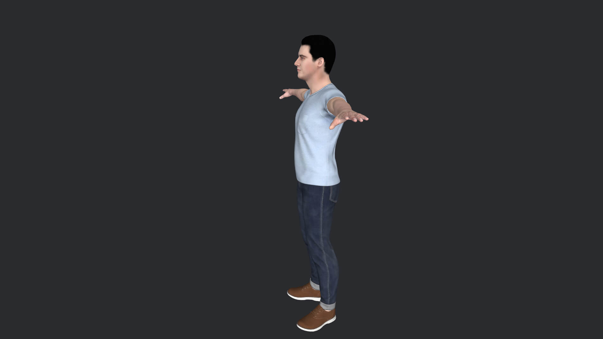 Joey Tribbiani Realistic Full Body Fully Rigged Character - 3D Model by ...