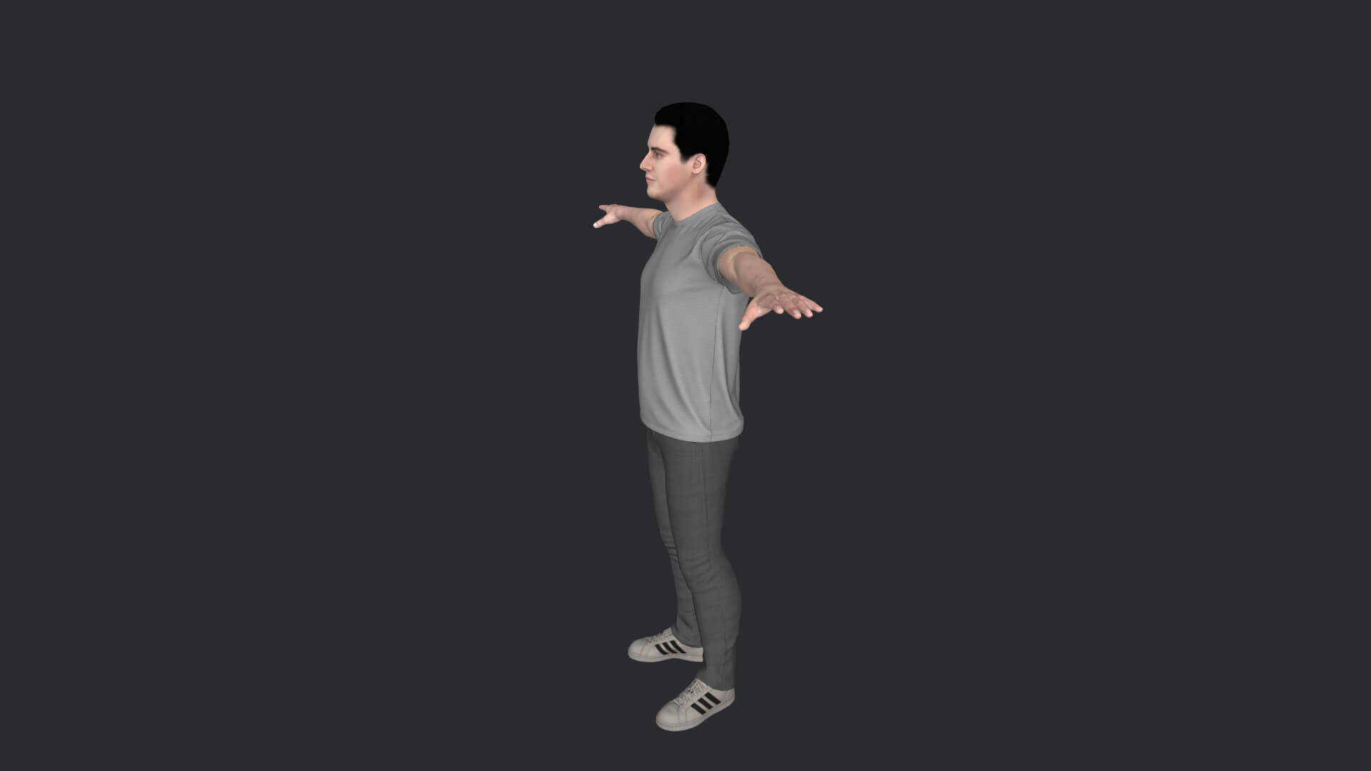 Joey Tribbiani Realistic Full Body Fully Rigged Character - 3D Model by ...
