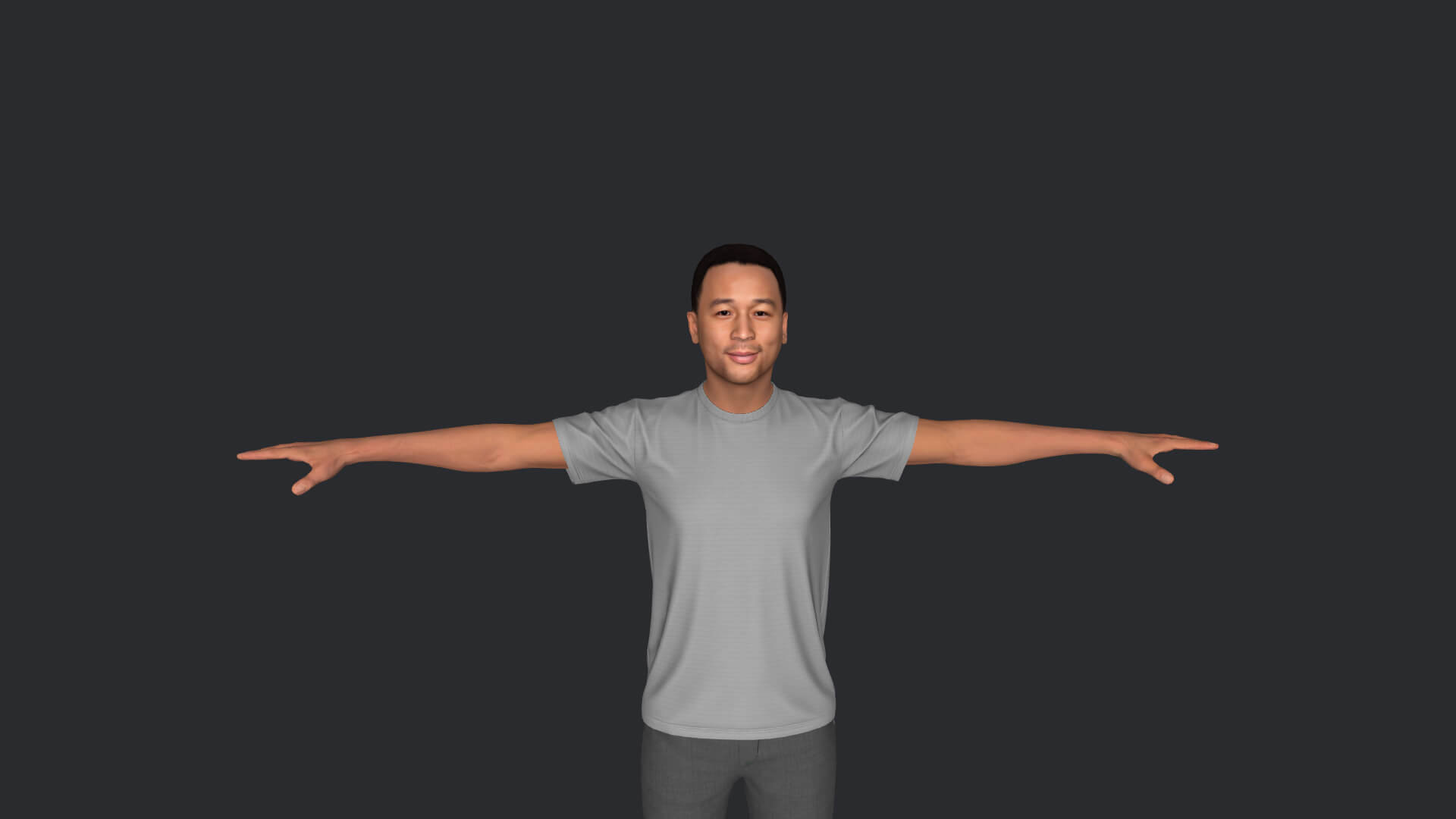 John Legend Realistic Full Body Fully Rigged Character - 3D Model by ...
