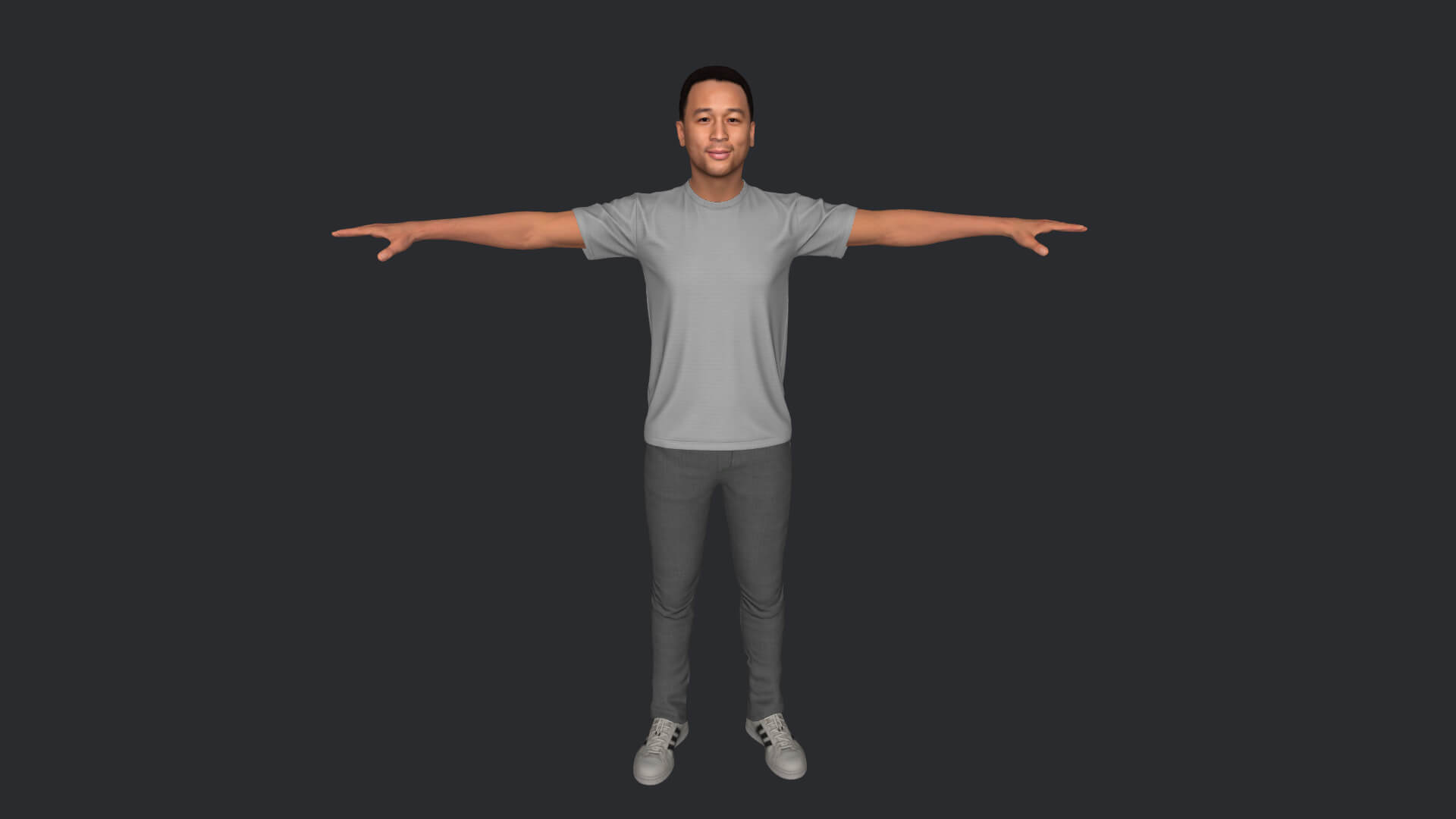 John Legend Realistic Full Body Fully Rigged Character - 3D Model by ...