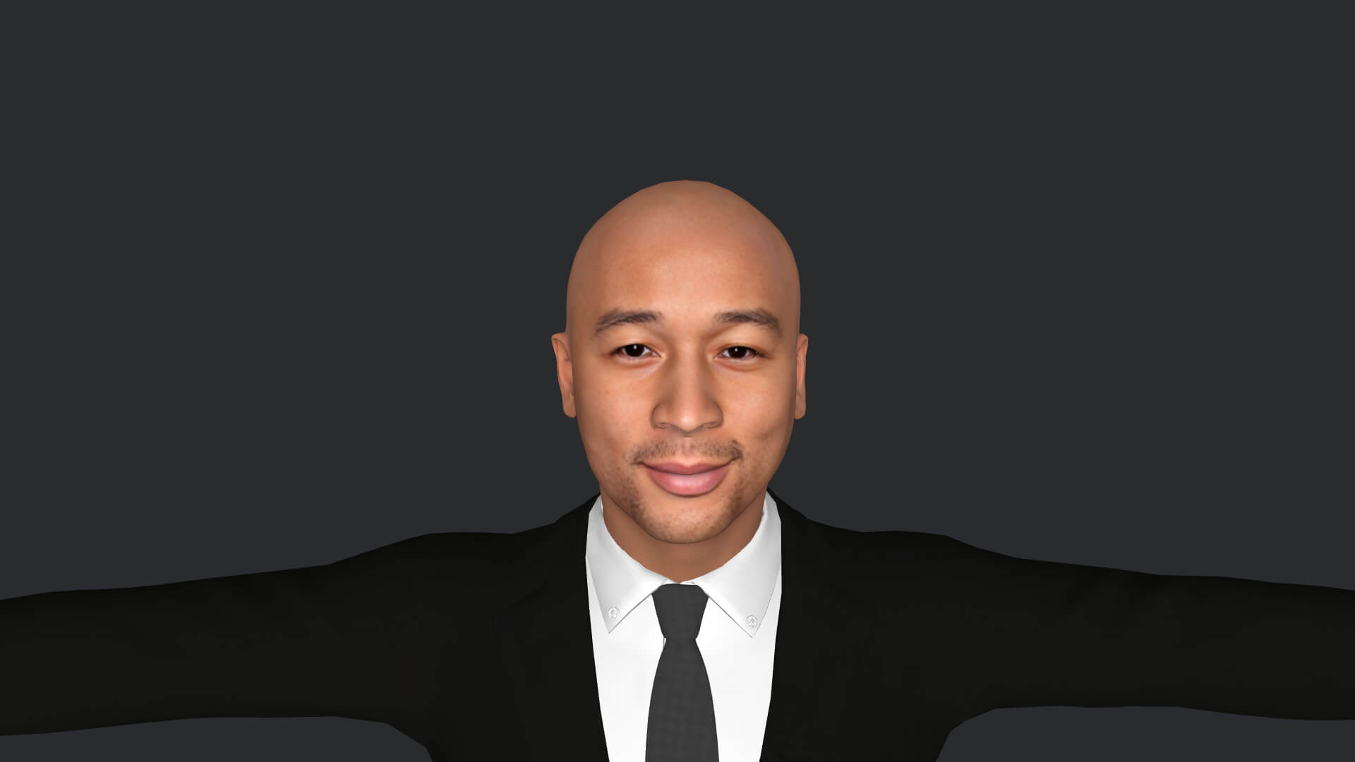 John Legend Realistic Full Body Fully Rigged Character - 3D Model by ...
